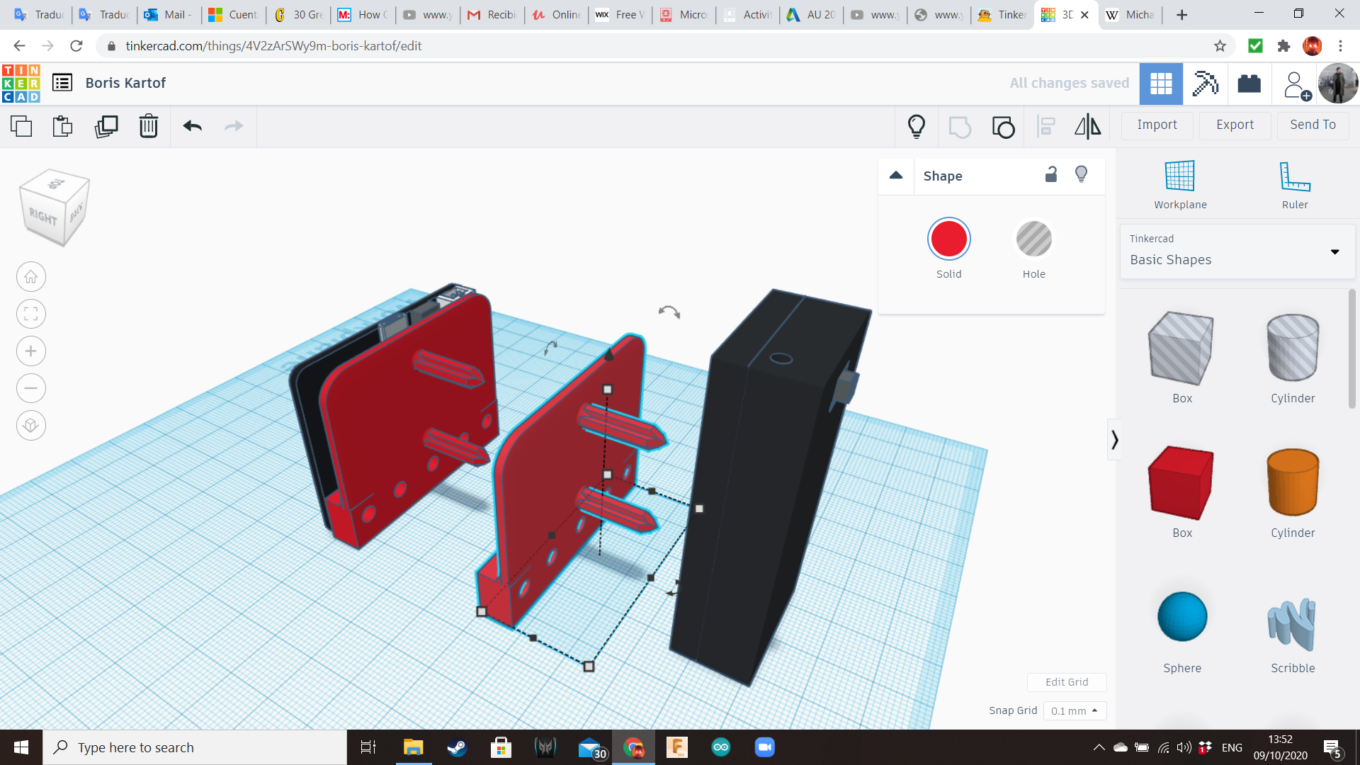 Tinkercad + Micro:bit Robotics for School: "I Love Kartof" Robot! : 17 ...