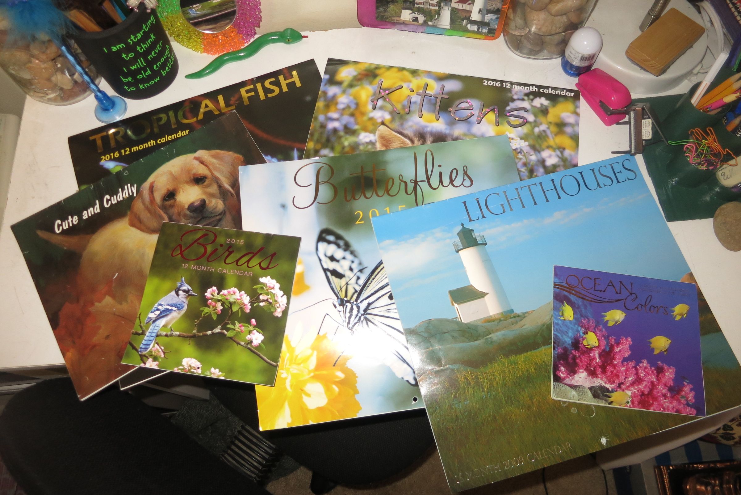 Matching Greeting Cards and Envelopes From a Calendar and Some Index ...