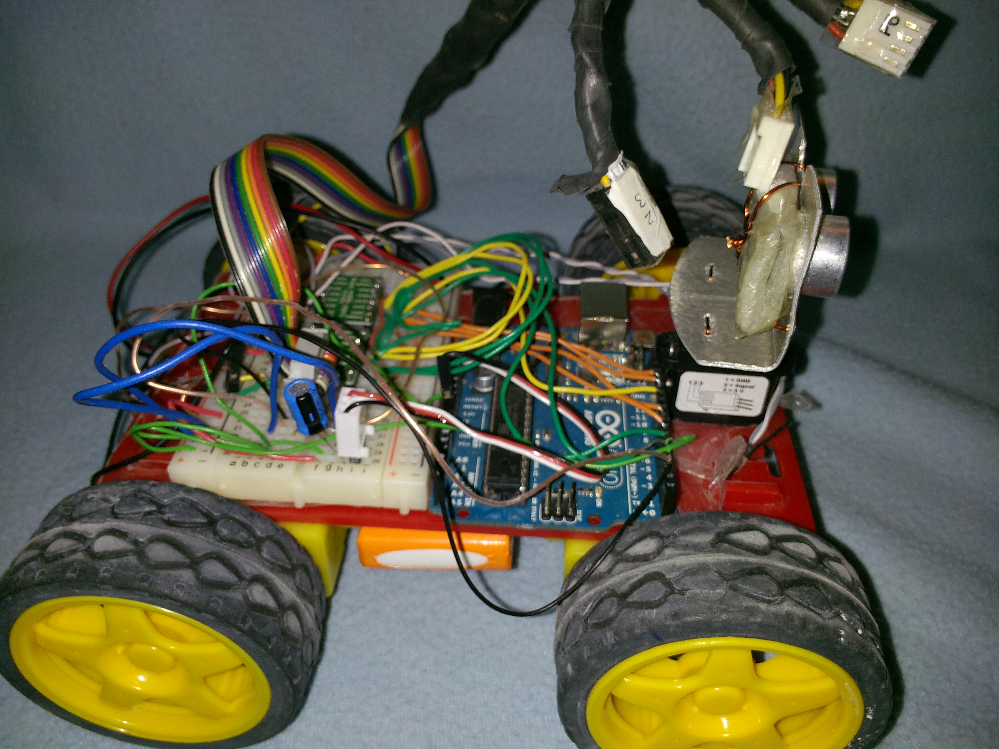 How to Make an Obstacle Avoiding Arduino Robot! "My Robot V1" : 3 Steps ...