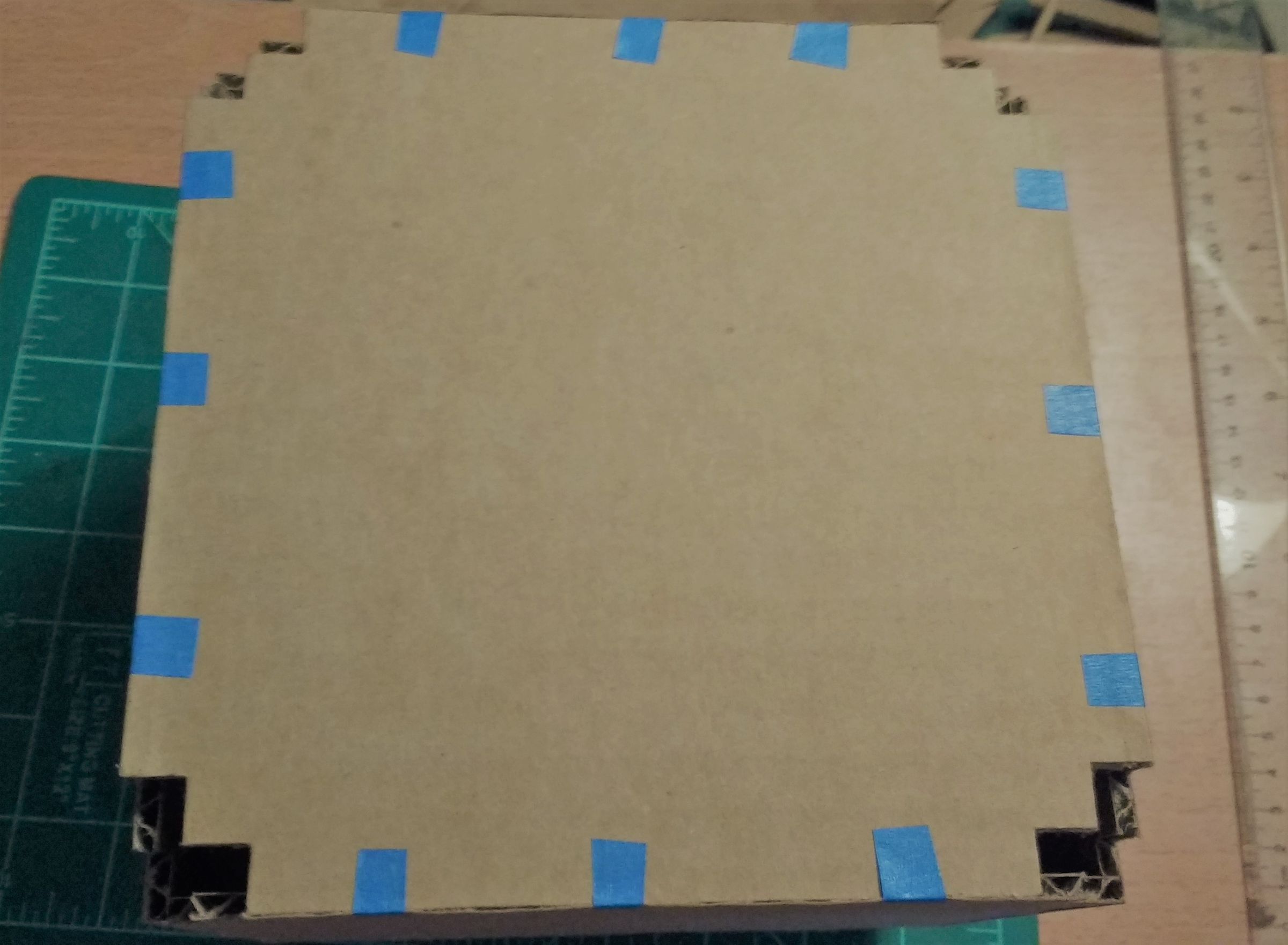 DIY Cardboard Super Mario World Question Mark Block Shelf : 19 Steps ...