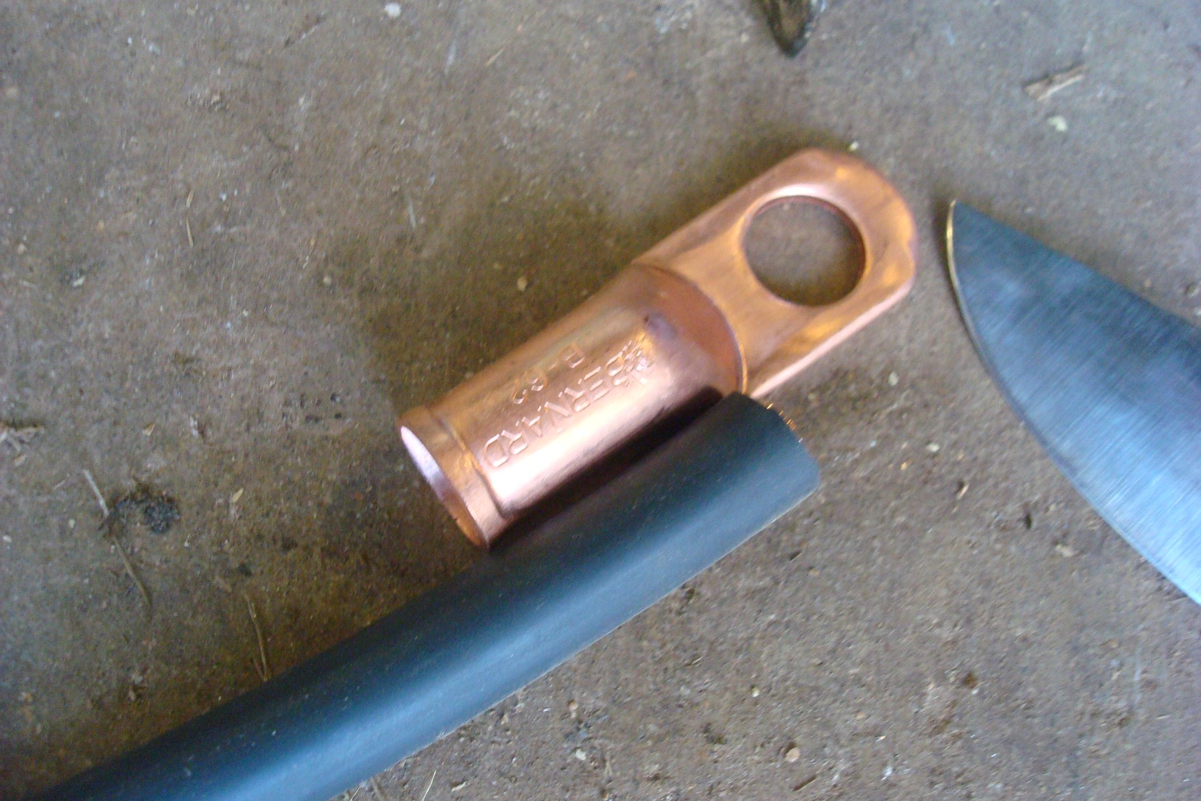 Properly Crimping a Copper Welding Lug. : 5 Steps (with Pictures ...