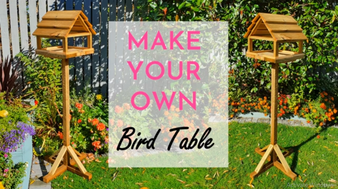 Make Your Own Bird Table : 12 Steps - Instructables