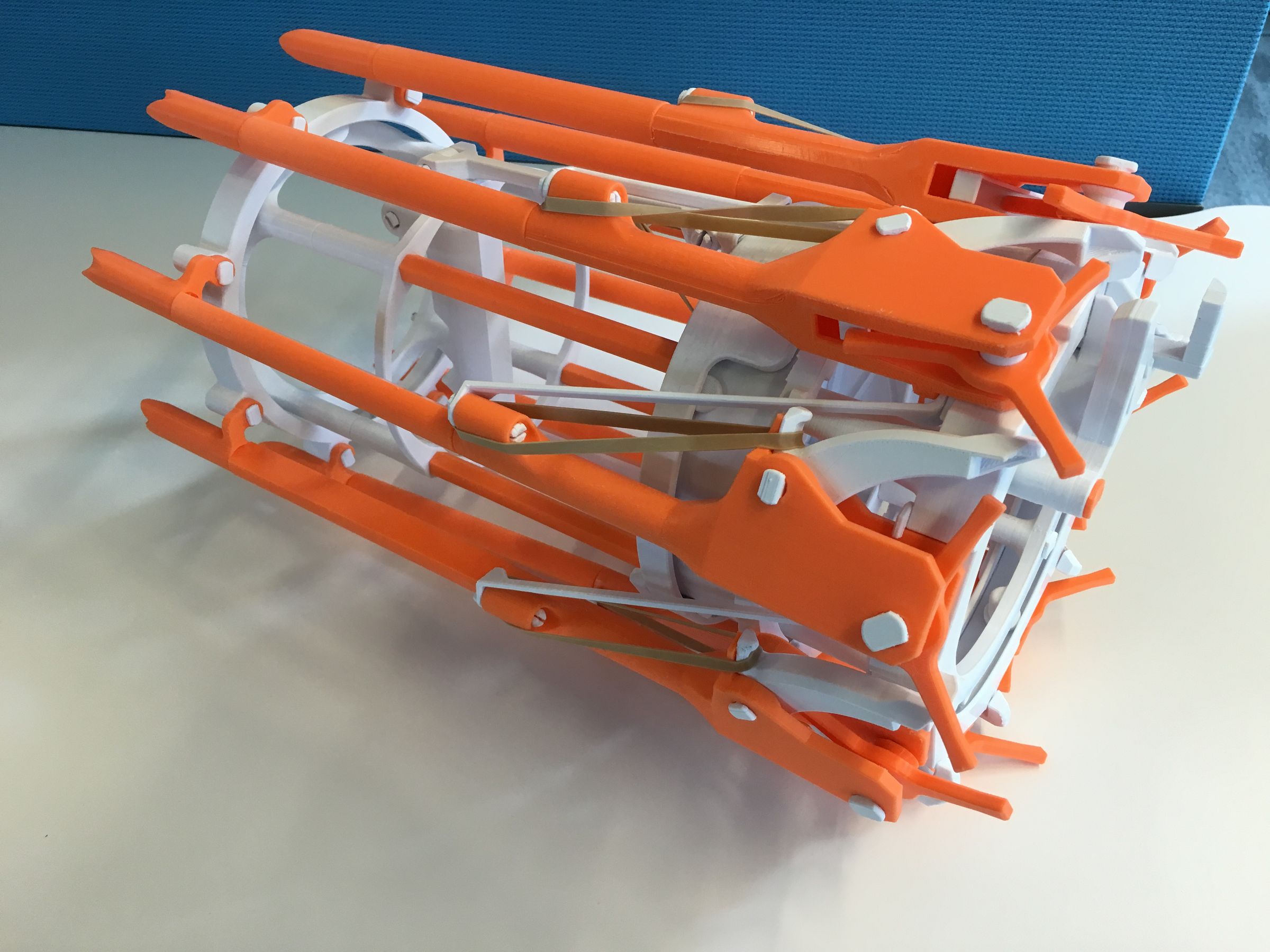 The Arcus - Fully 3D Printed Rubber Band Gatling Gun : 33 Steps (with ...