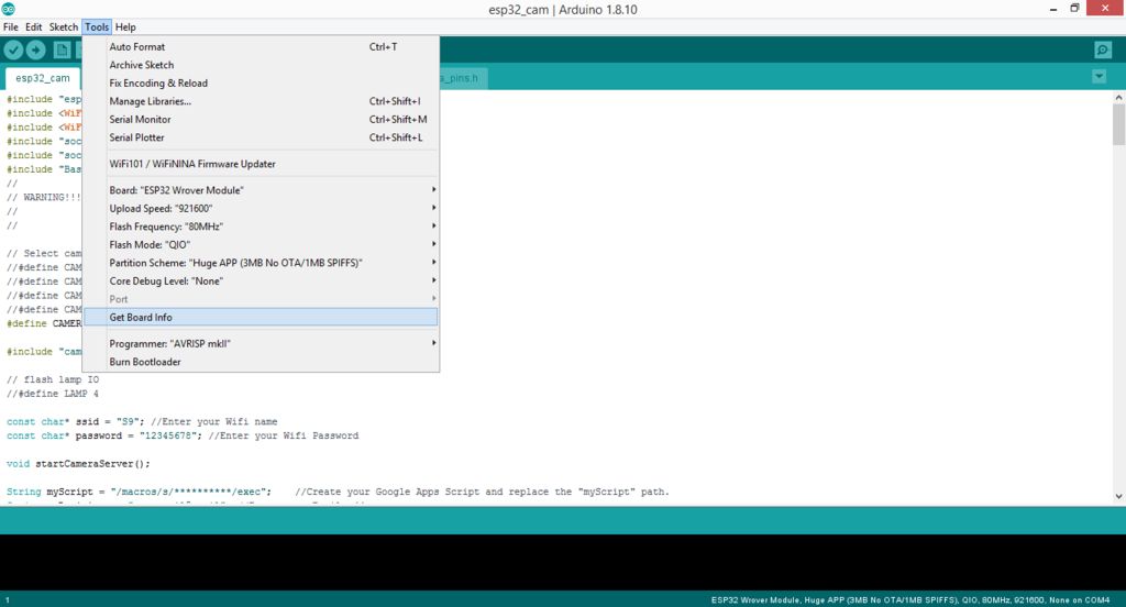 Capture And Send Images With Esp32 Cam Using Esp8266 Wemos D1 R1 Wifi