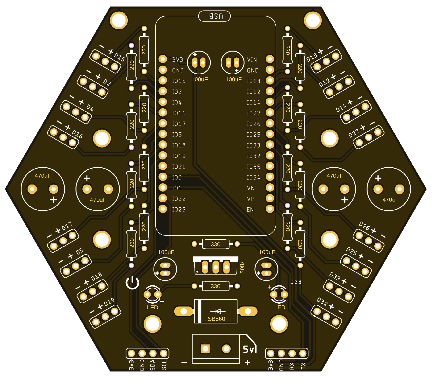 One and Multiple Servo Motor Control With ESP32 Development Board : 8 ...