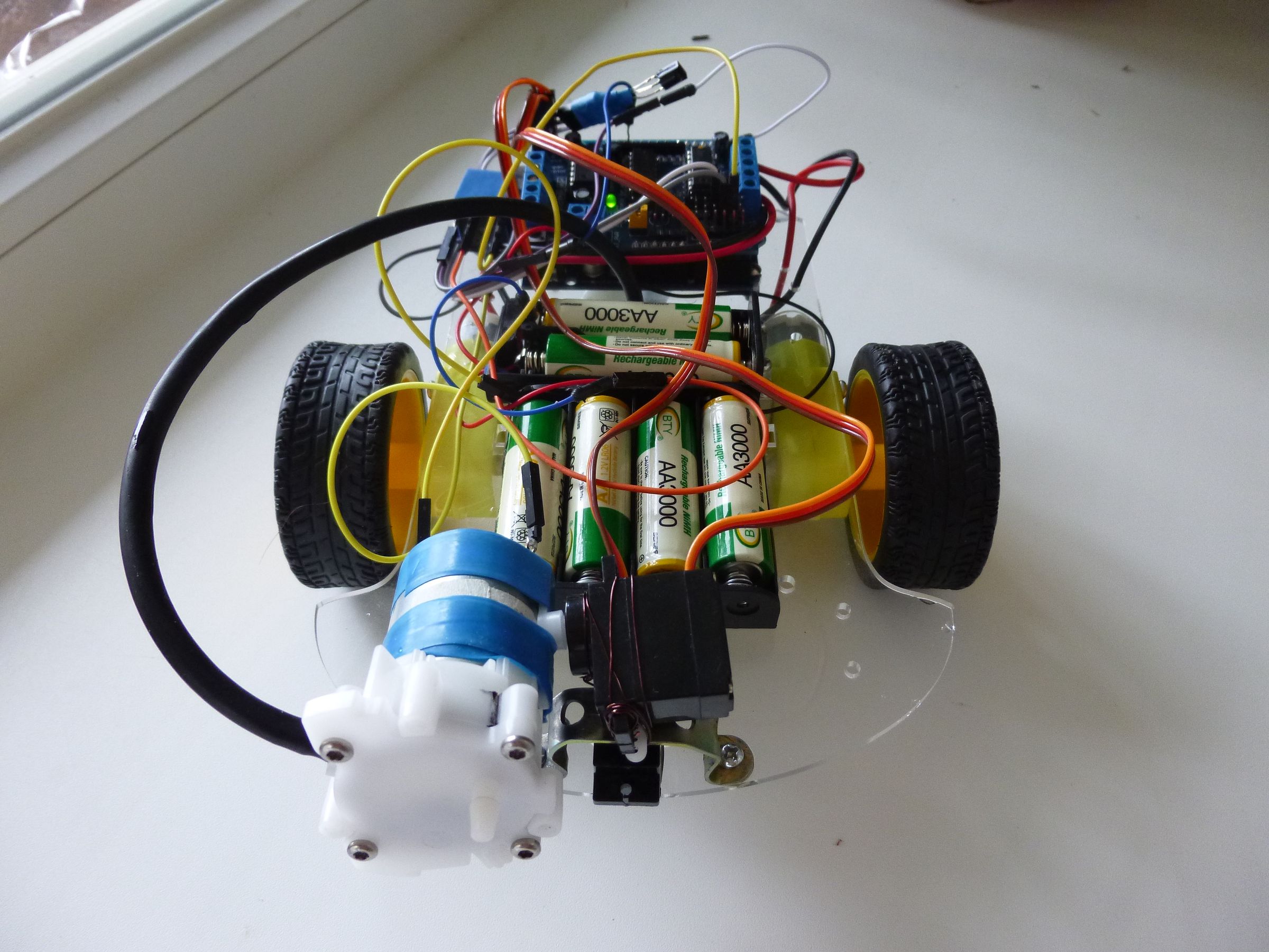 Water Cannon Arduino Robot IR - Instructables