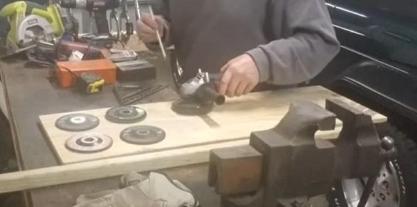 Grinder and Grinding Wheel Holder Fabrication Shop Garage Work Shop DIY Save Money Organize : 3 ...