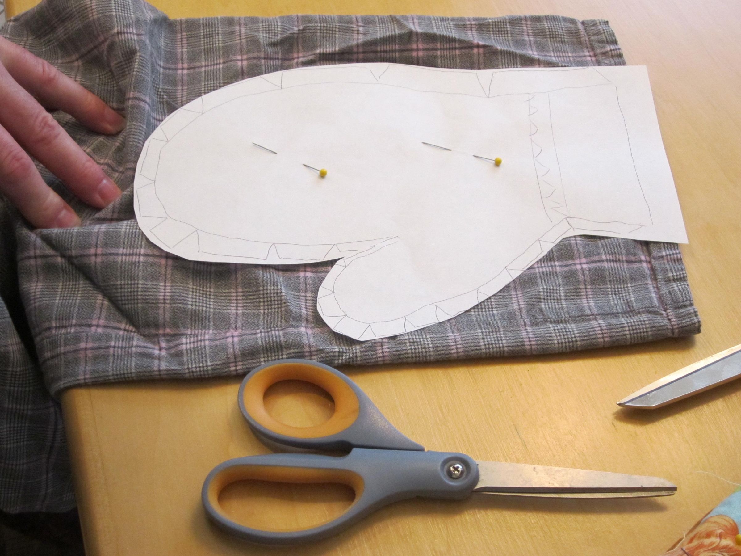 Mittens, Recycled Flannel and Denim, Feel the Warm! : 4 Steps (with ...