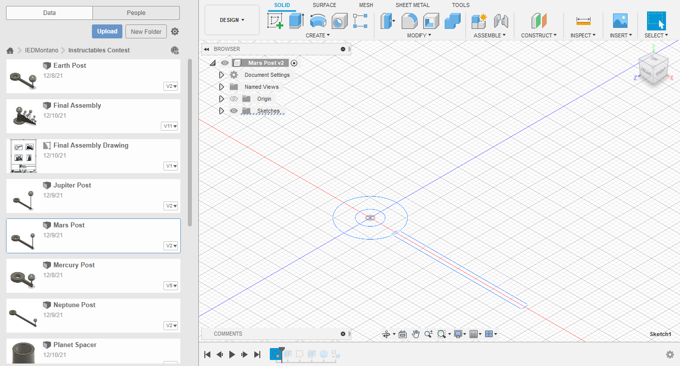Rotating Solar System Model : 6 Steps (with Pictures) - Instructables