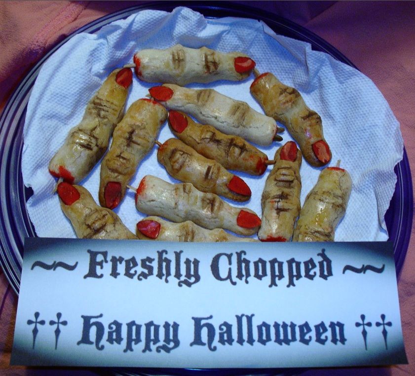 Realistic Hallowe'en Severed Finger Cookies : 8 Steps (with Pictures ...