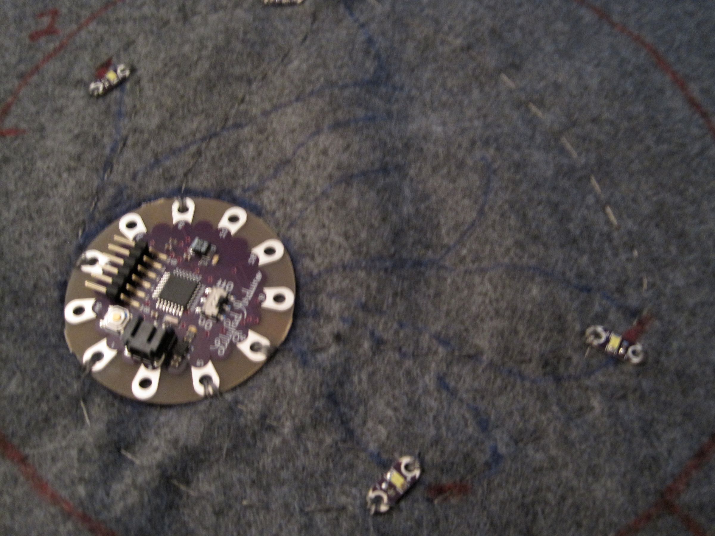 LilyPad Arduino Totoro Plush With Umbrella : 5 Steps (with Pictures ...