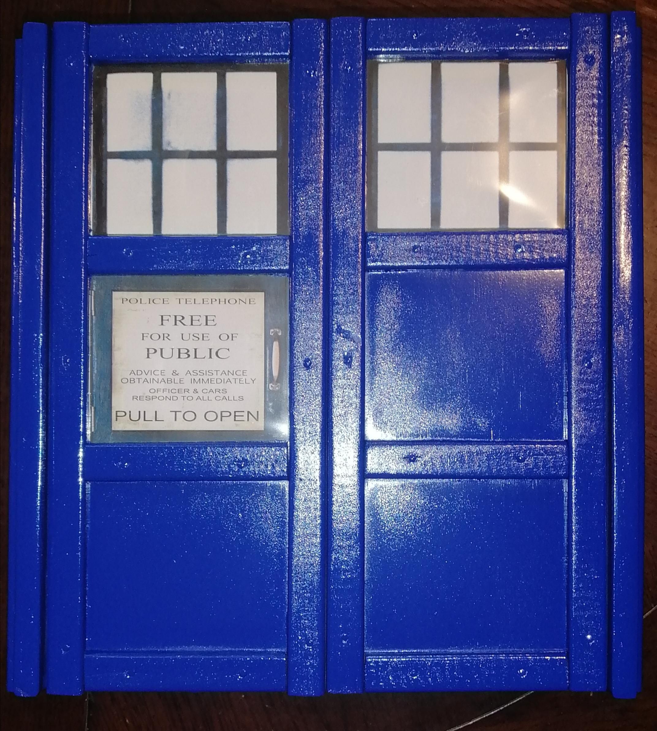 Tardis Mailbox : 9 Steps (with Pictures) - Instructables