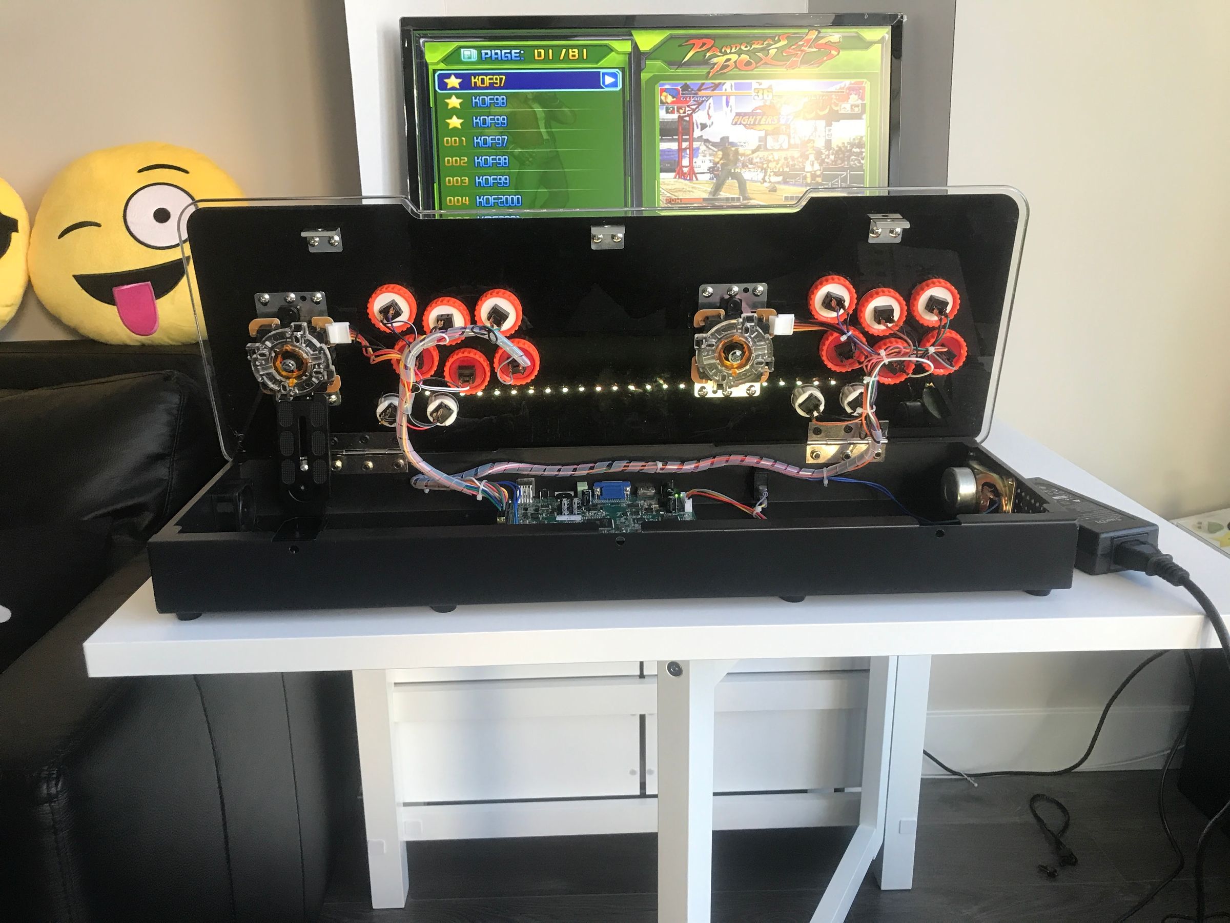 Pandora's Box Arcade SuperGun Button and Joystick Upgrades : 6 Steps ...