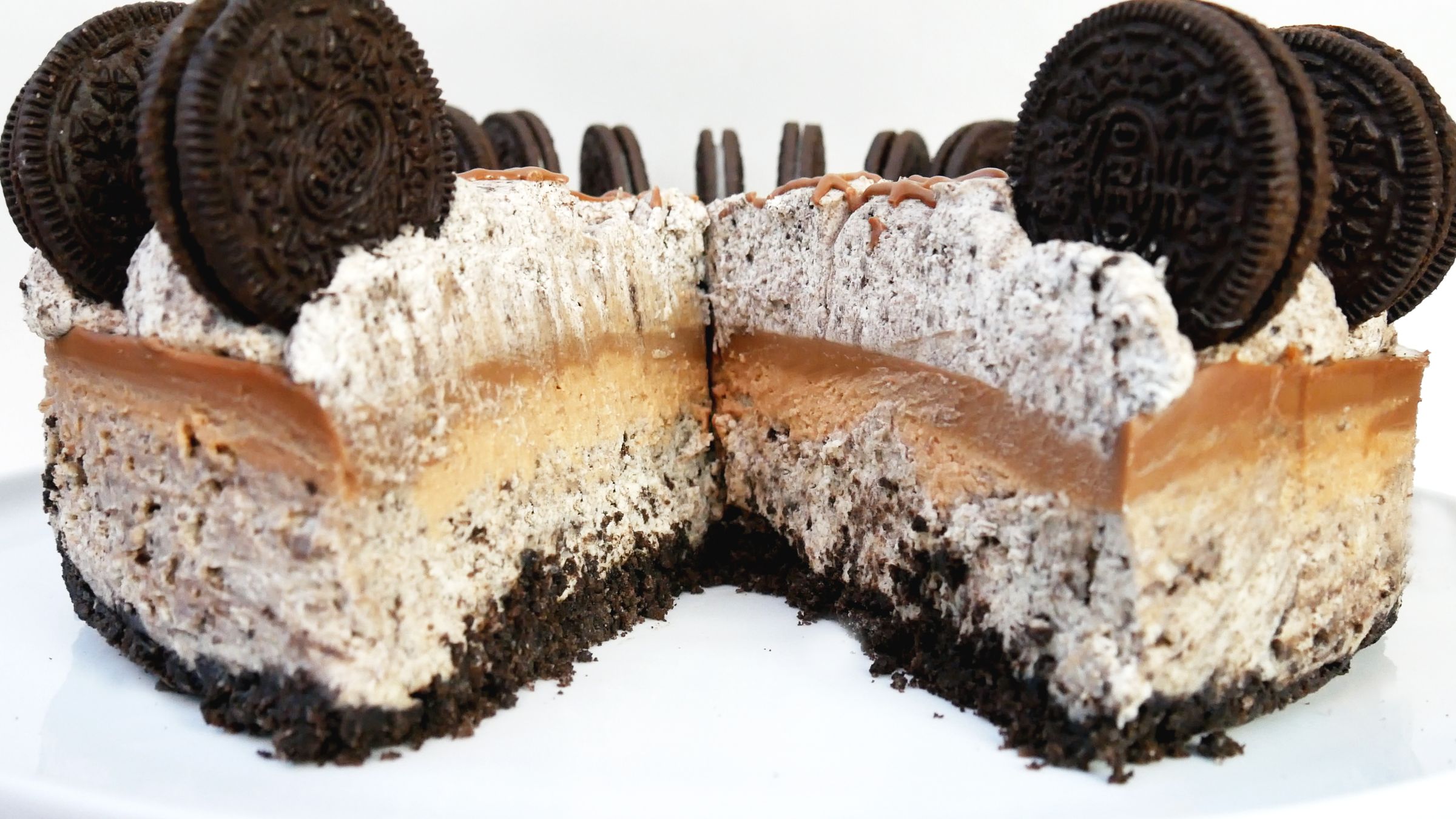 NO BAKE OREO COOKIES & CREAM CHEESECAKE : 5 Steps (with Pictures ...