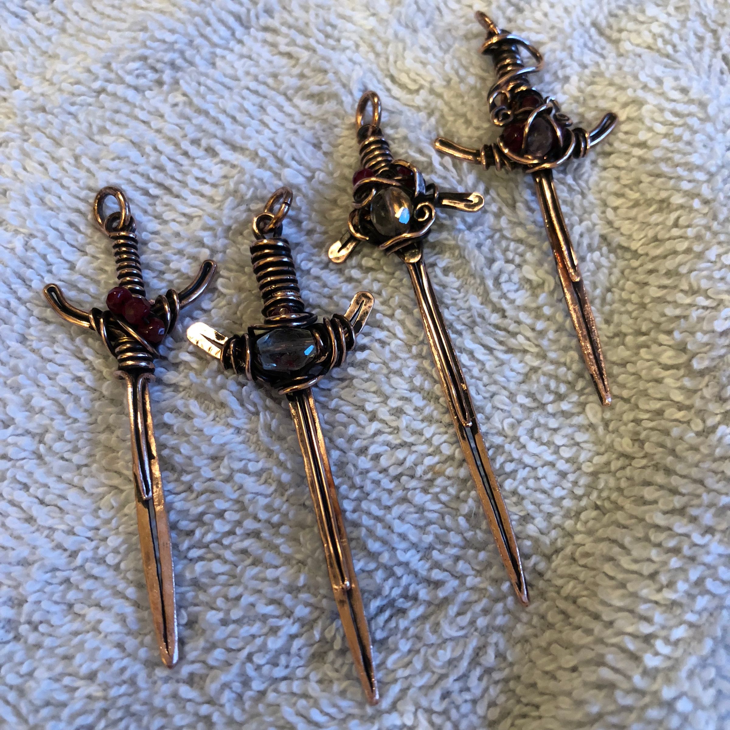 Sword Pendant Wire Wrapped Jewelry : 26 Steps (with Pictures ...