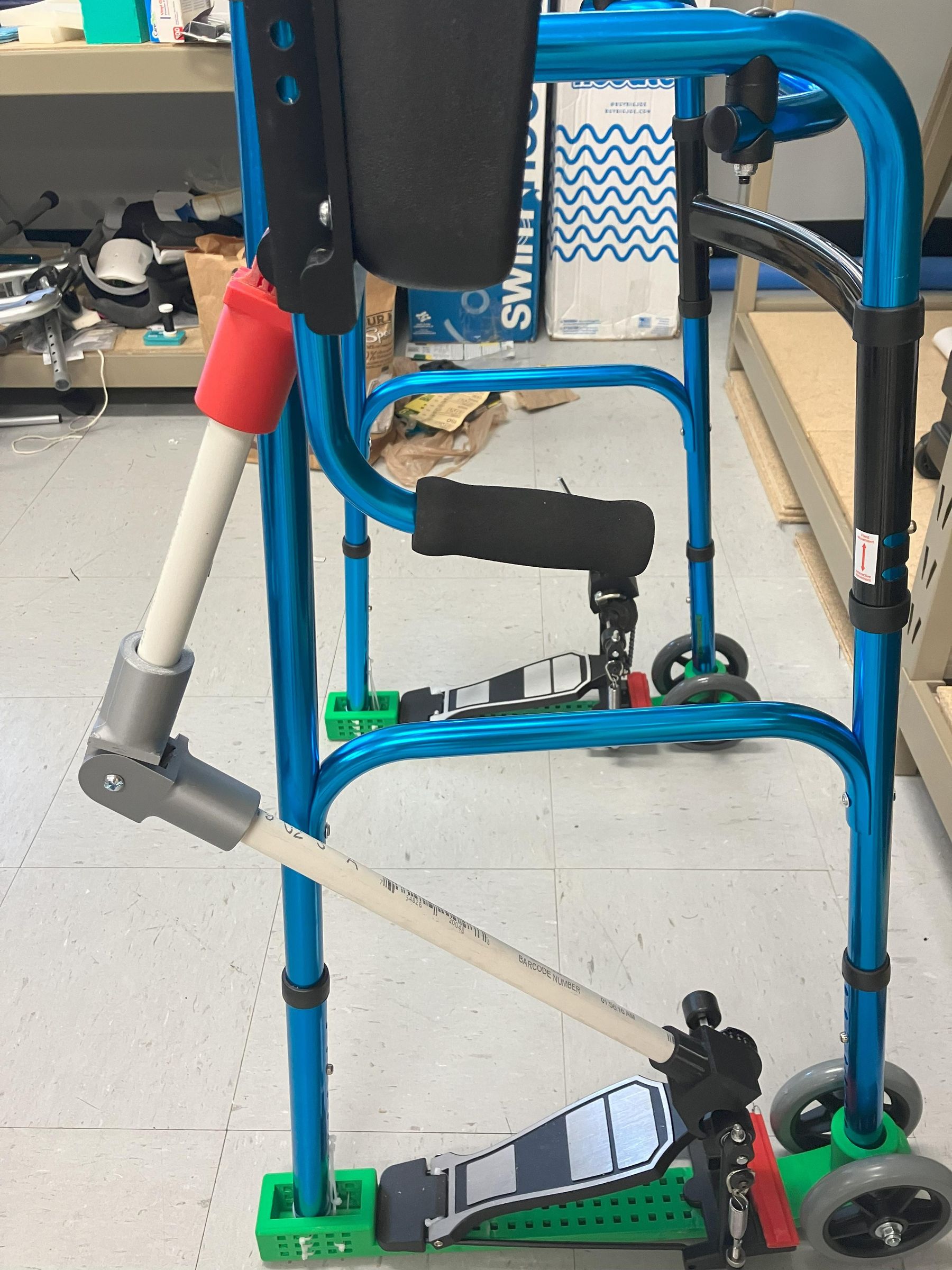 Adaptive Arm-lifting Attachment for a Standard Walker : 6 Steps ...