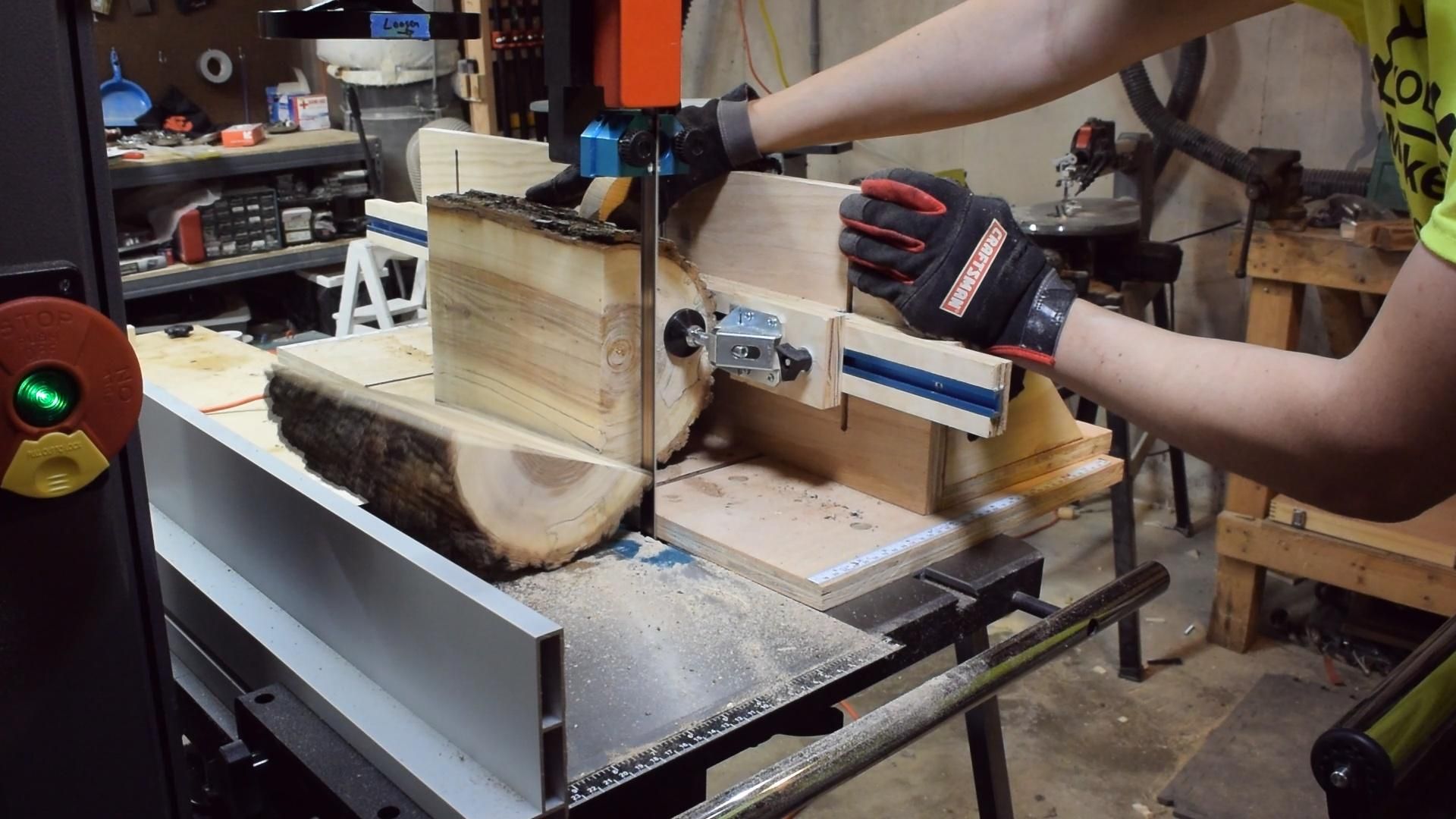 Bandsaw Milling Log Jig : 8 Steps (with Pictures) - Instructables
