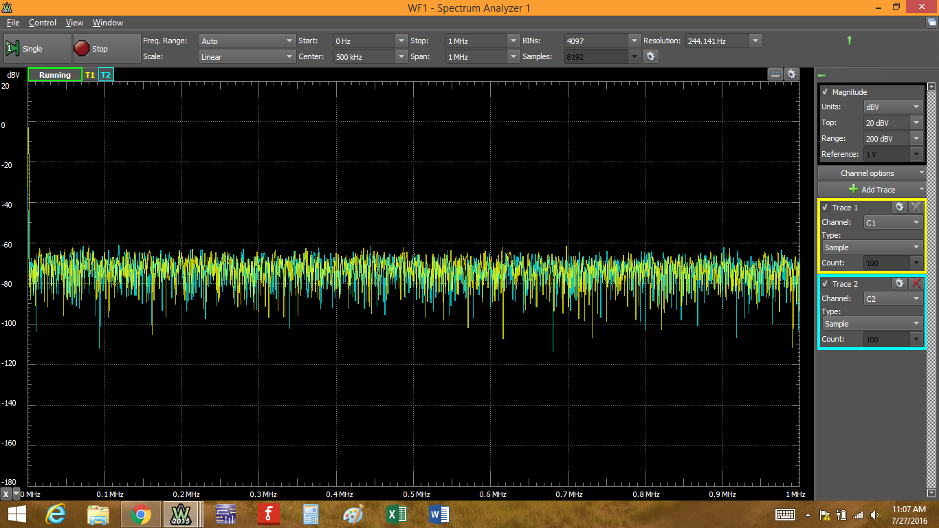 Using the Spectrum Analyzer With the Analog Discovery 2 : 4 Steps ...