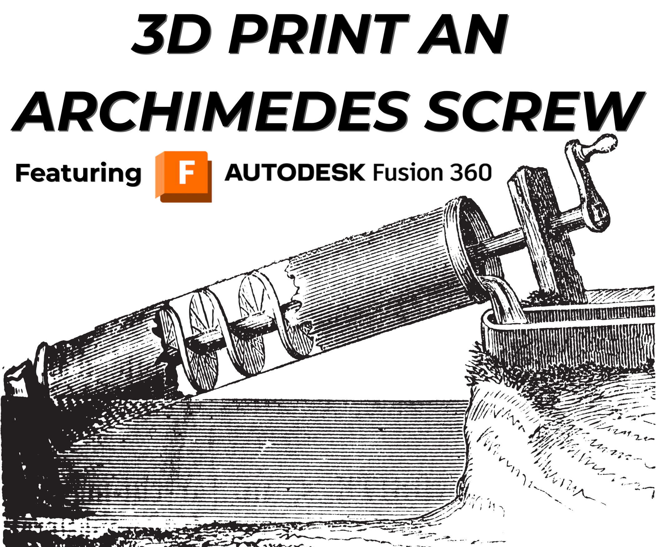 Screw It! Build a Working Archimedes Screw From Scratch : 4 Steps (with ...
