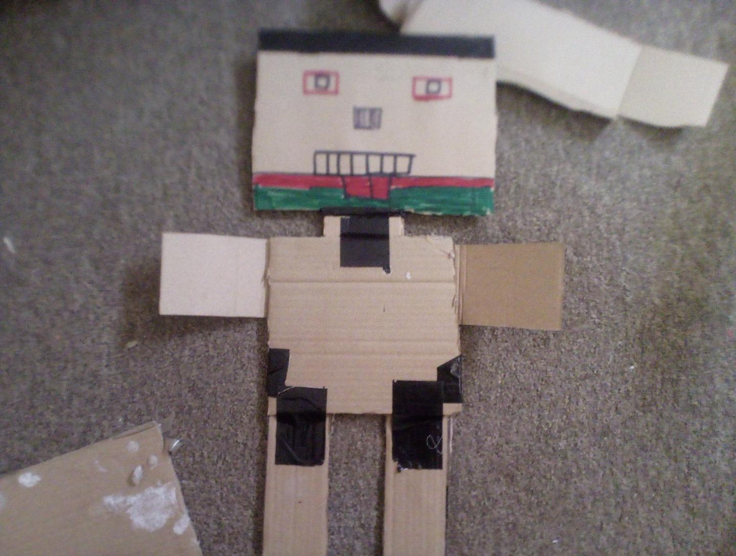 Robot Out of Cardboard : 4 Steps - Instructables