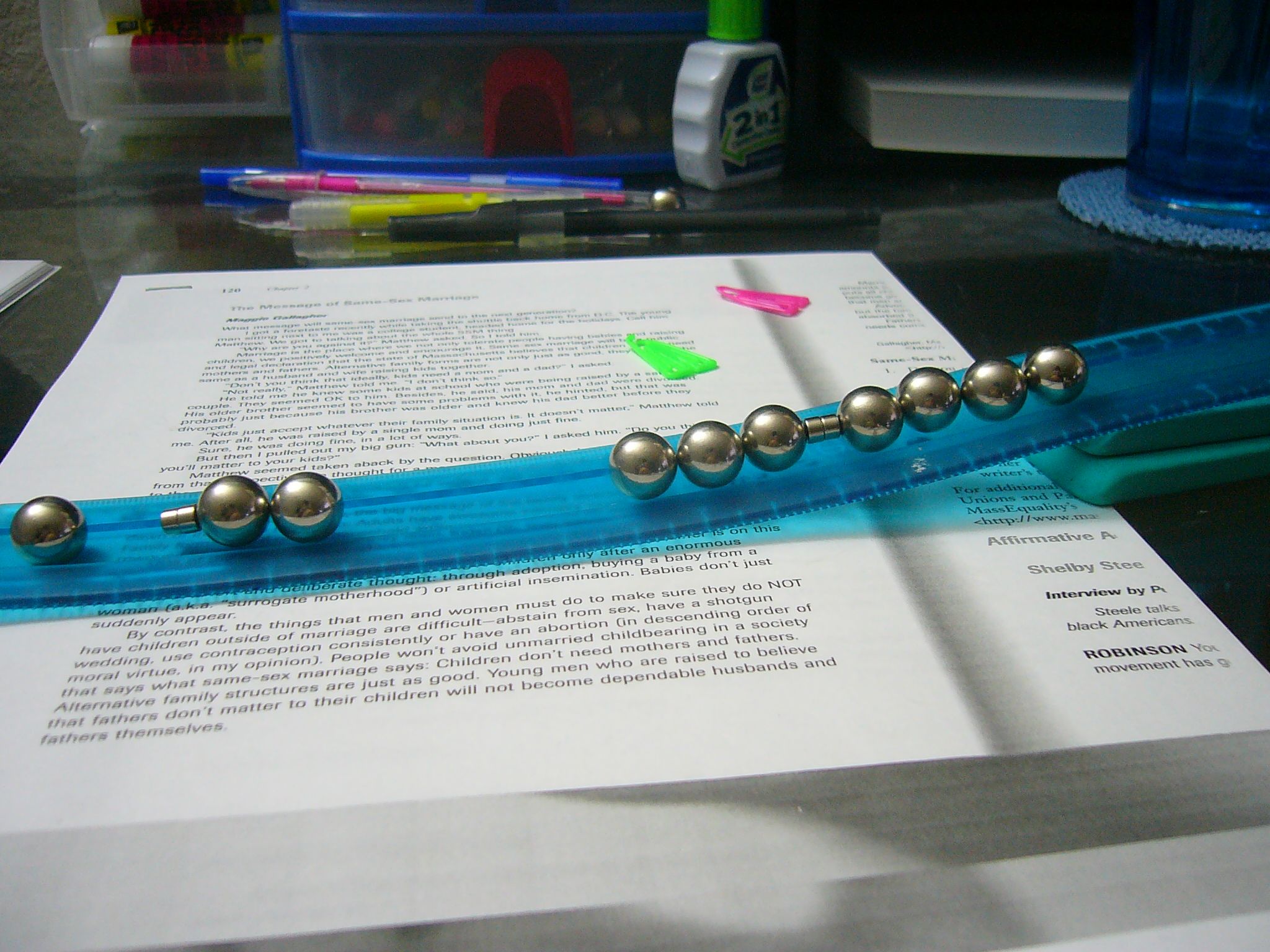 Mechanical Rail Accelerator - Non-electromagnet "rail" Gun : 3 Steps ...