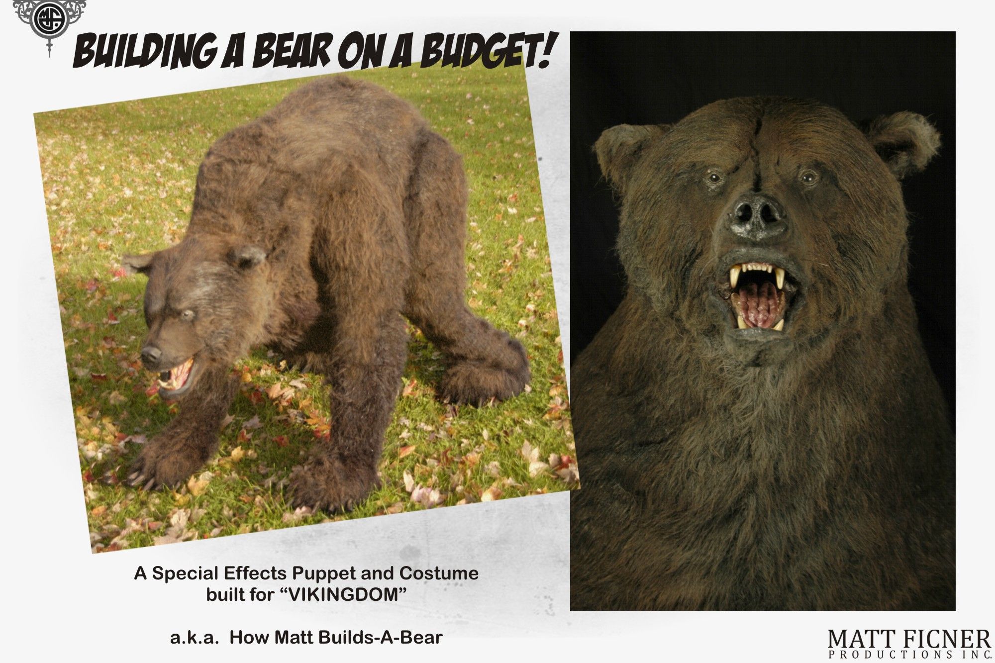 BUILDING a BEAR ON a BUDGET!- an FX Puppet and Costume Build : 4 Steps ...