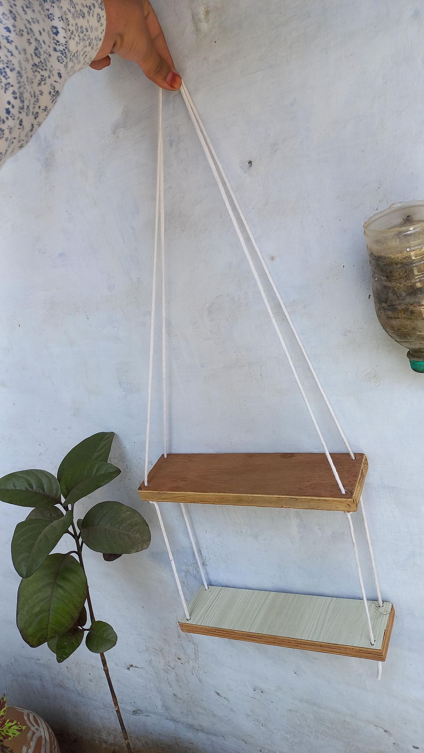 Build Your Own Wooden Wall Hanging Shelf at Home : 5 Steps (with ...