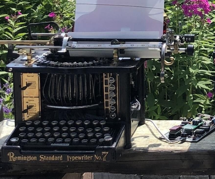 From Antique Typewriter to a Functional Teletype, Called NVictria : 12 ...