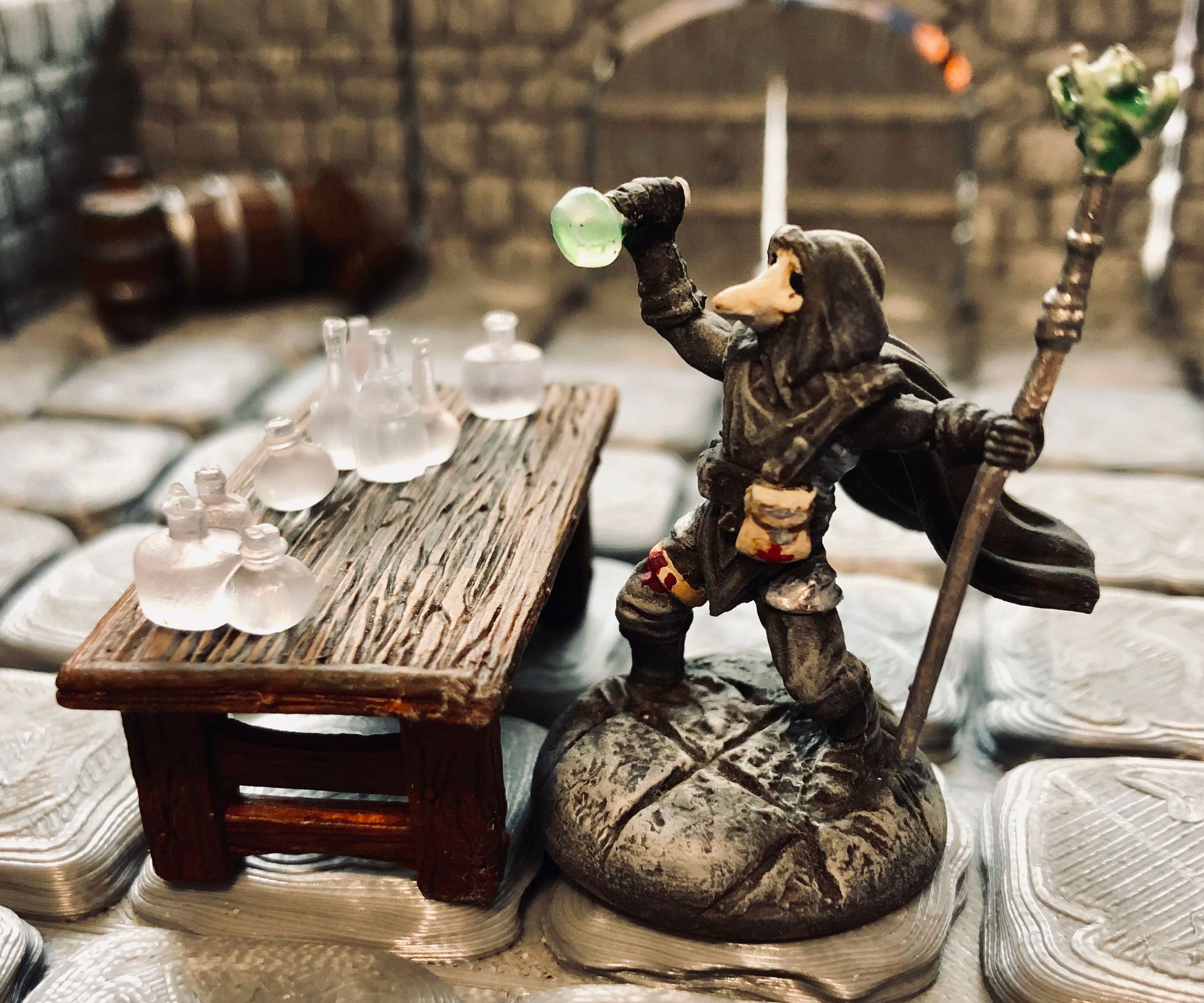 Kit-Bashed Plague Doctor Miniature Model : 7 Steps (with Pictures ...