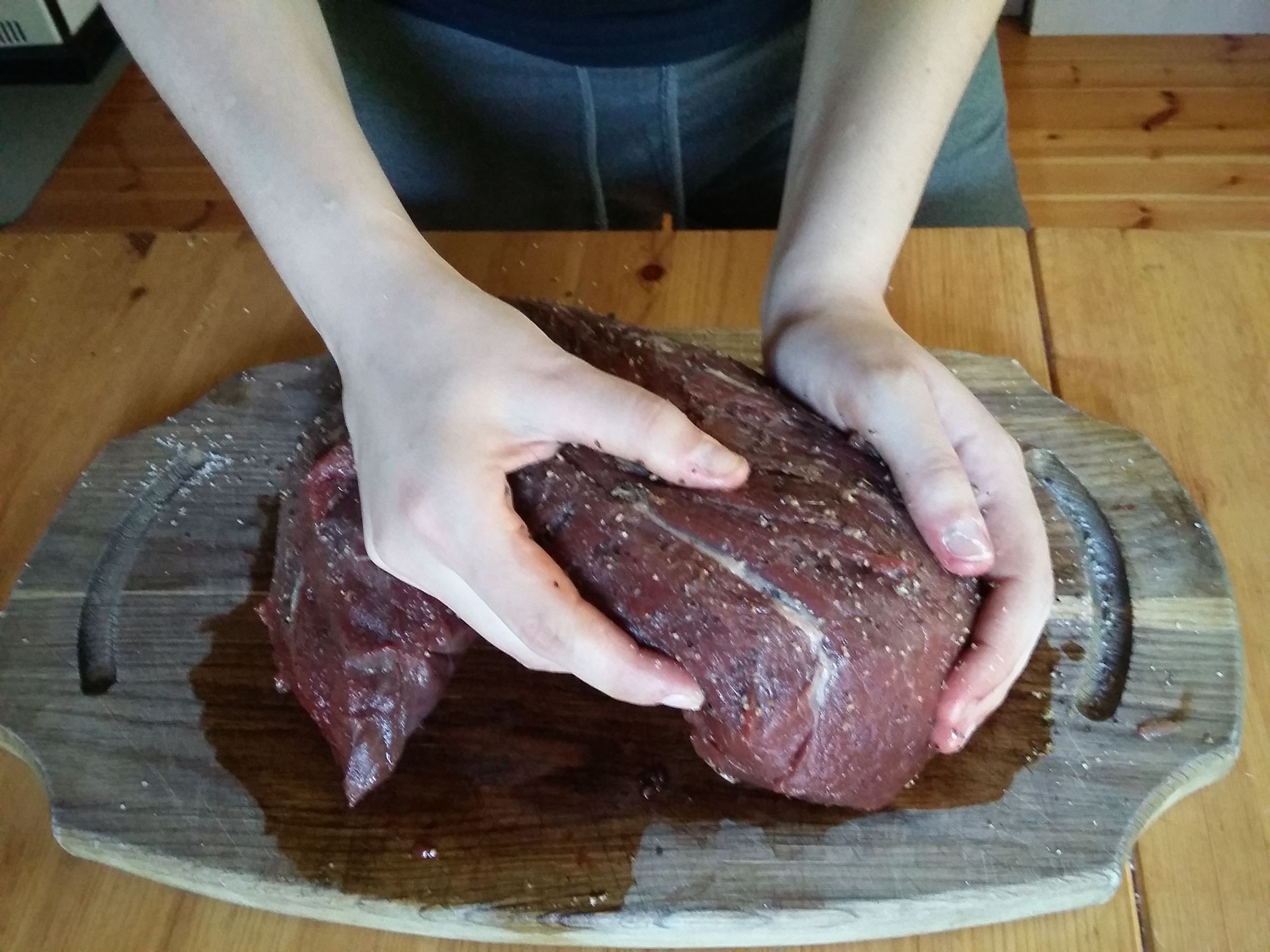 Cooked Moose Meat