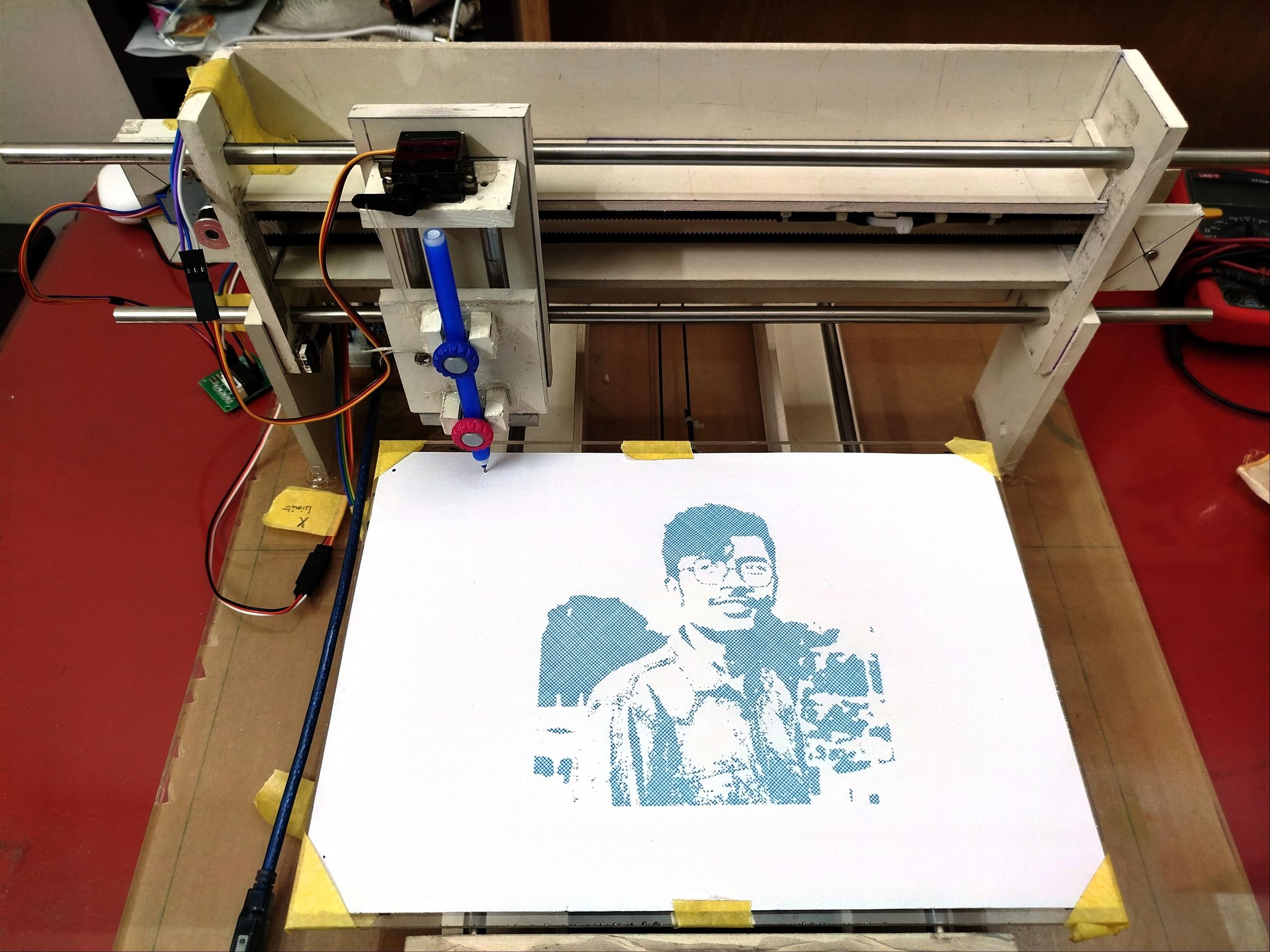 DIY Arduino Based Pen Plotter Using 28byj-48 Stepper Motor : 10 Steps ...