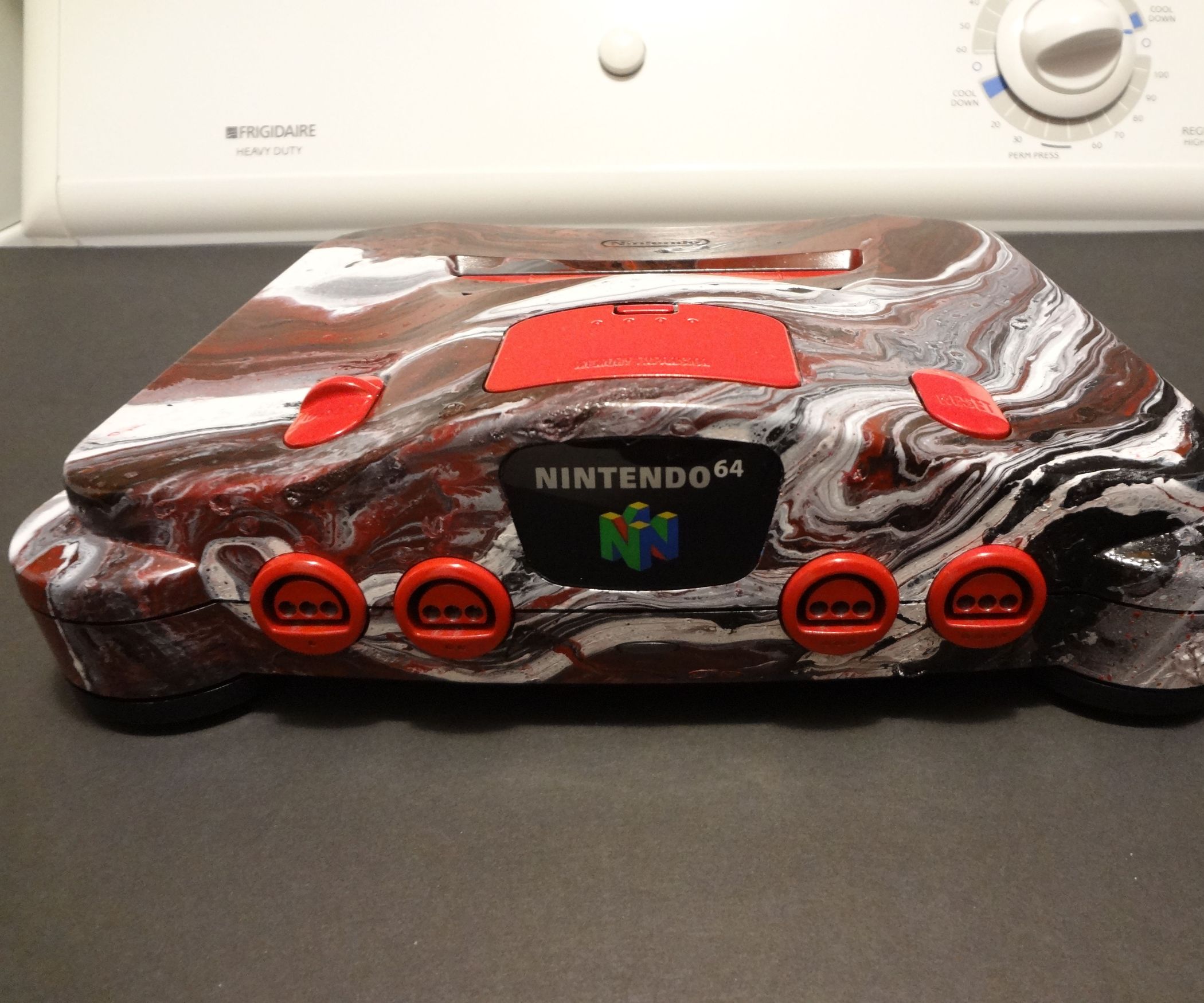 Hydro Dipped Nintendo 64 Console. : 6 Steps - Instructables