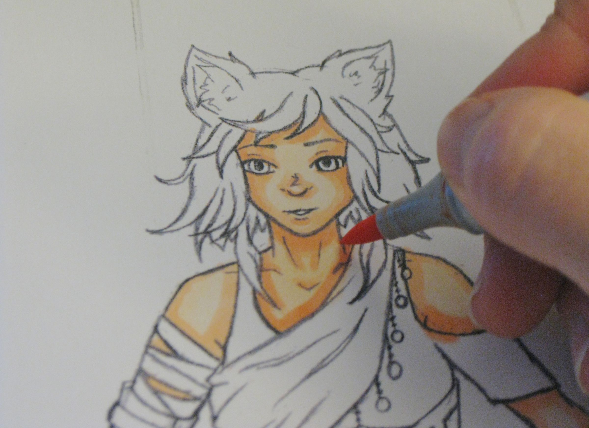 Copic / Marker Coloring and Lining Tutorial : 8 Steps (with Pictures ...