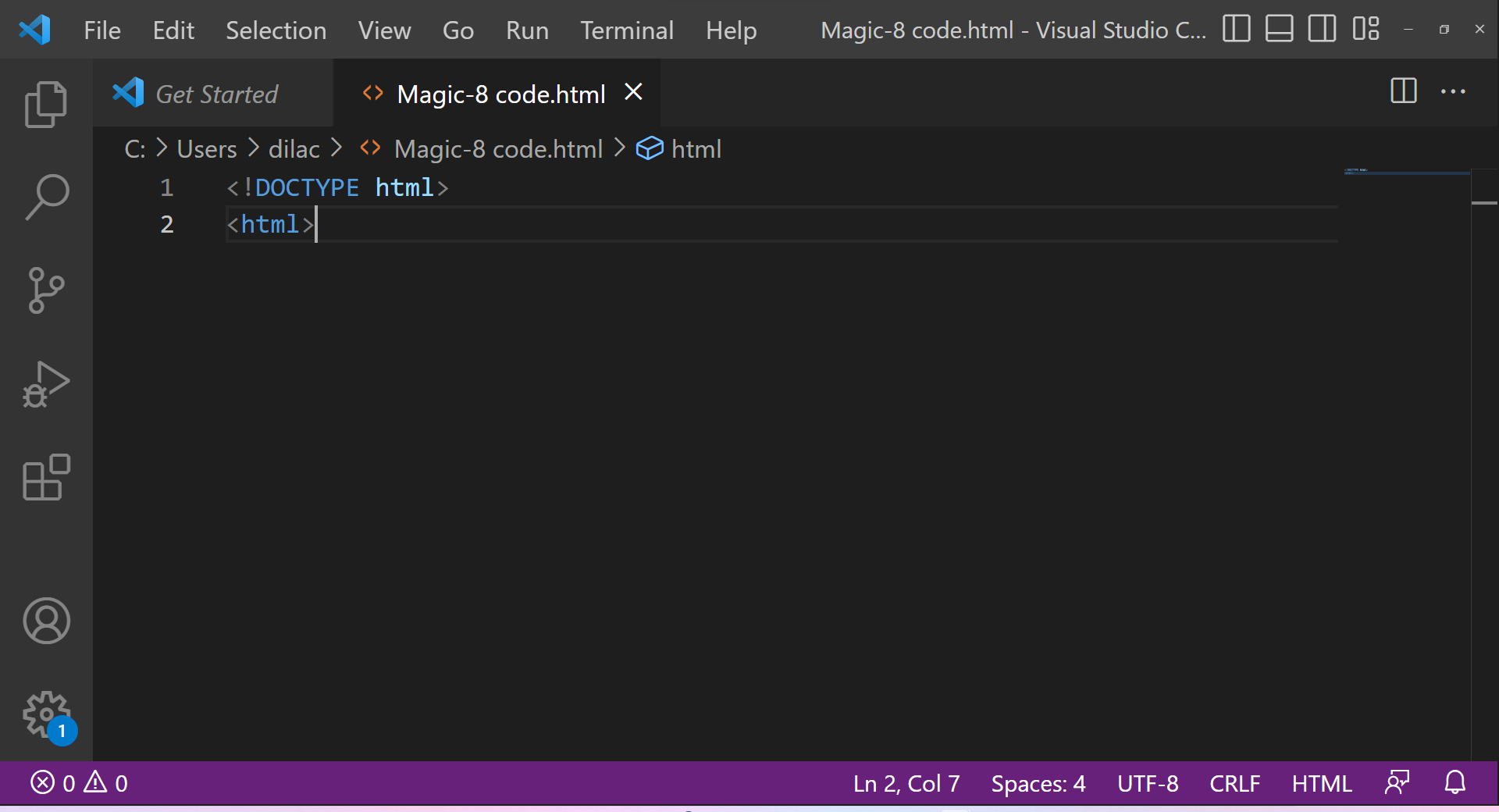How to Format Basic HTML Magic 8-Ball Program Instruction Set : 12 ...