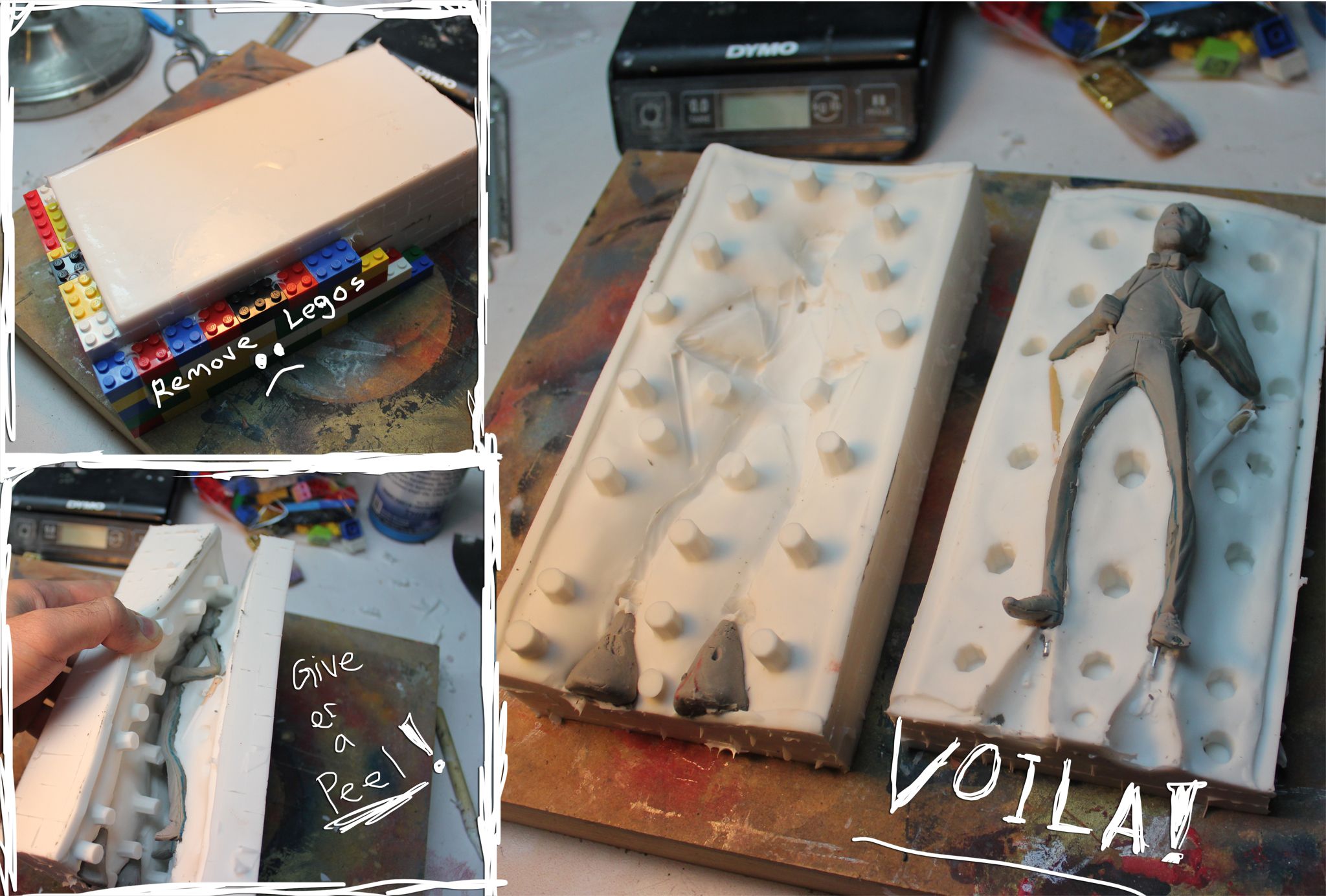 Make a Mold for Your Sculpt or 3D Print! : 24 Steps (with Pictures ...