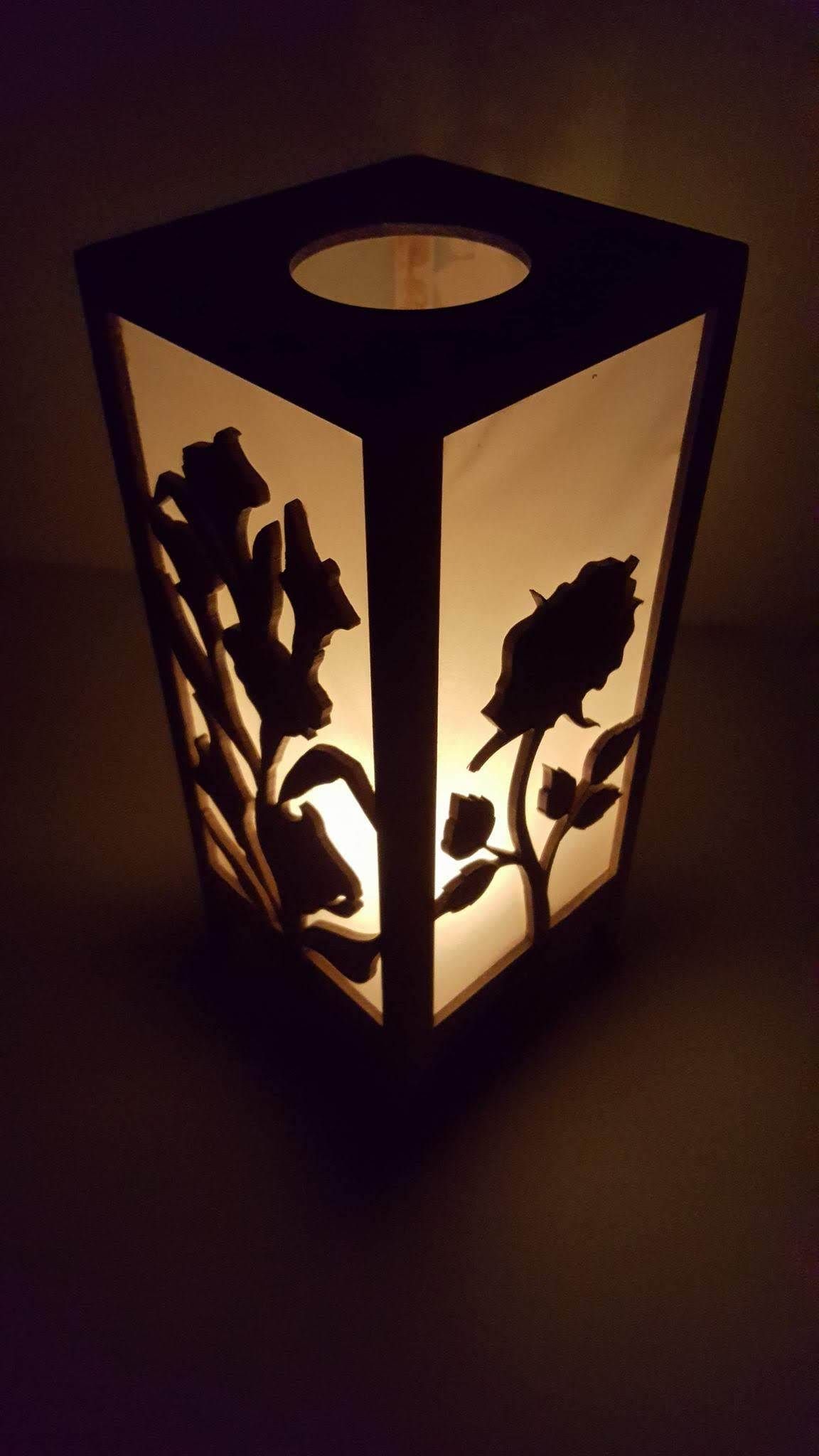 Laser Cut Candle Lamps : 6 Steps - Instructables