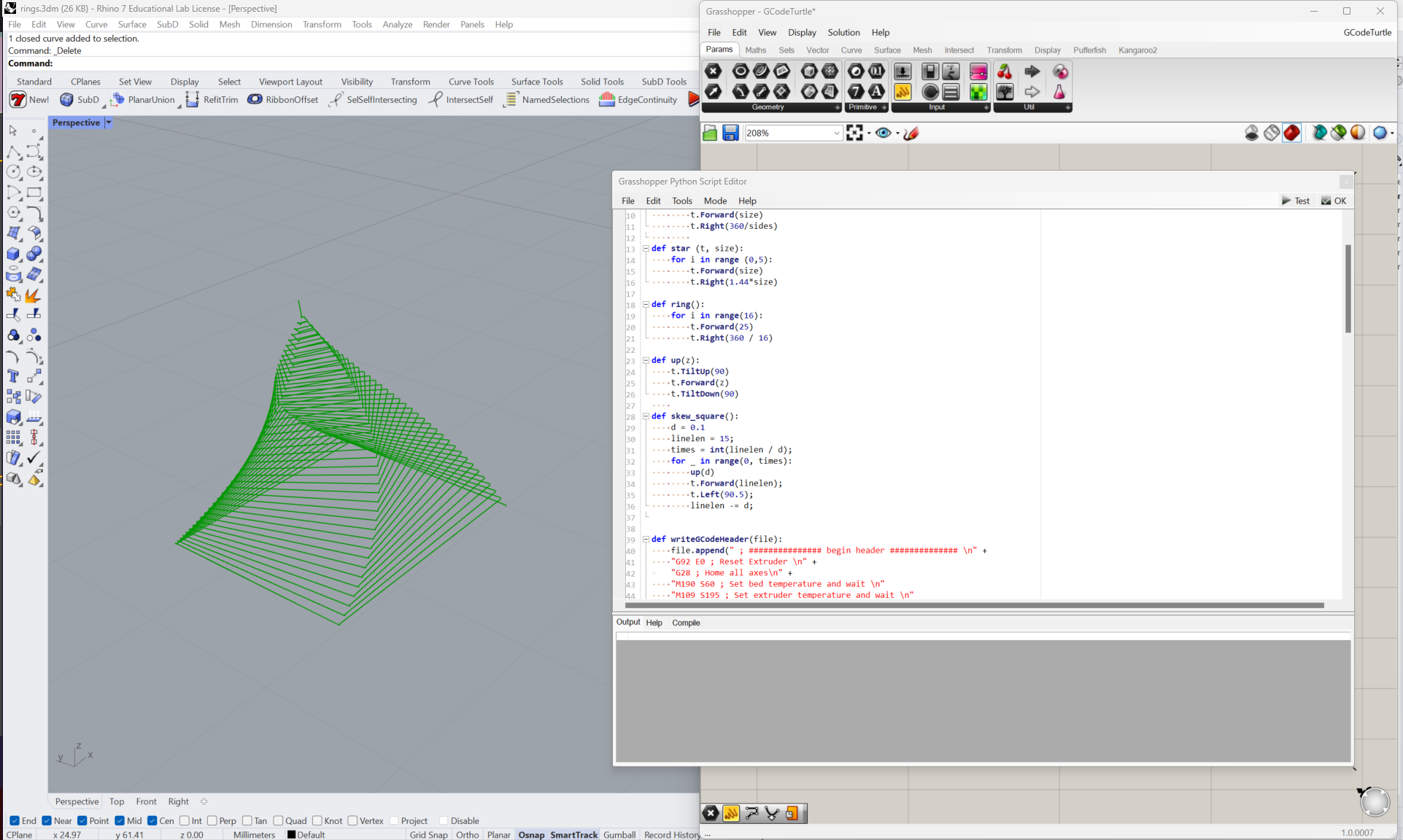 Week 5 - GCode Rings : 4 Steps (with Pictures) - Instructables
