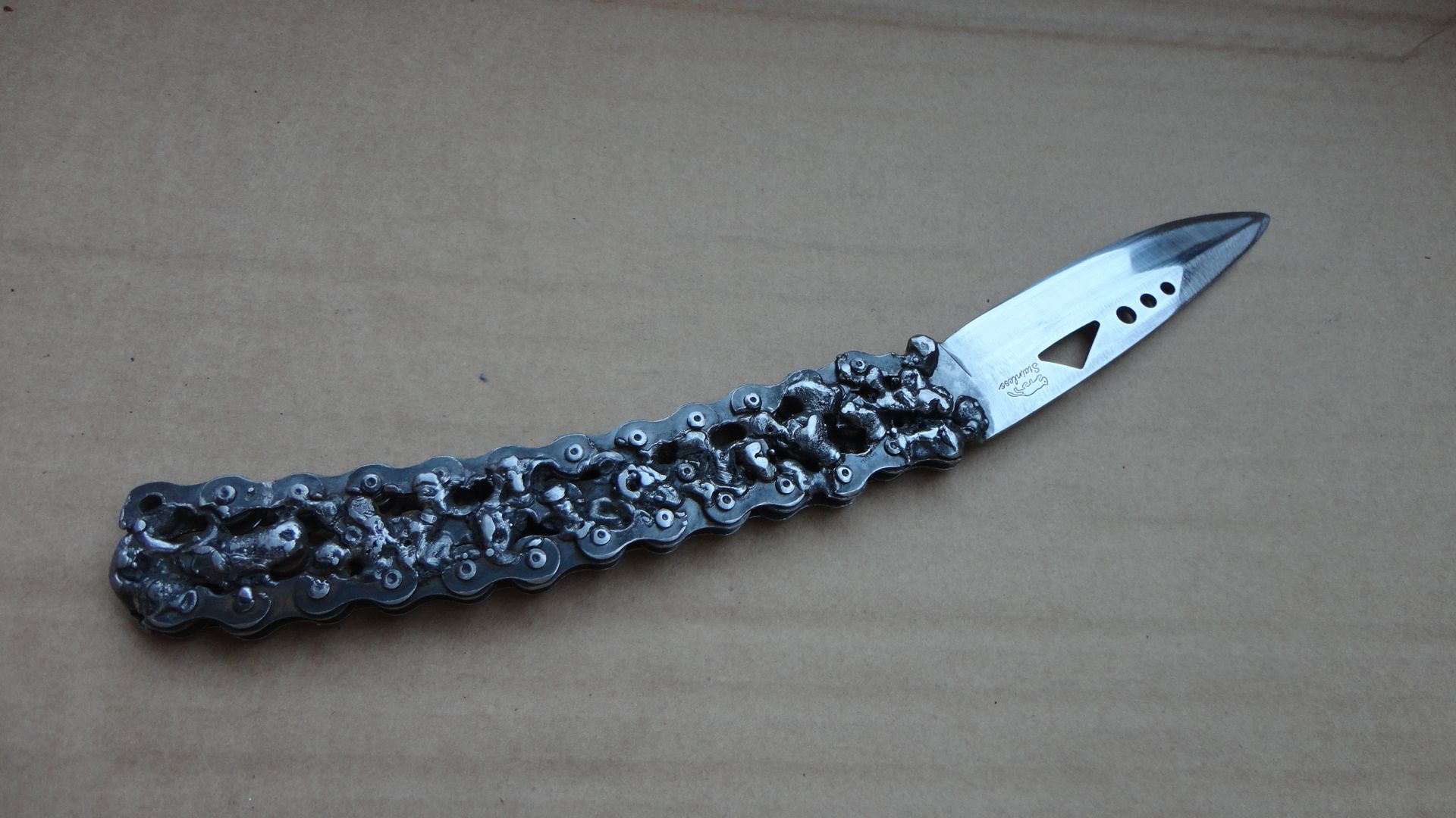 Bicycle Chain Handle Knife (with Pictures) - Instructables