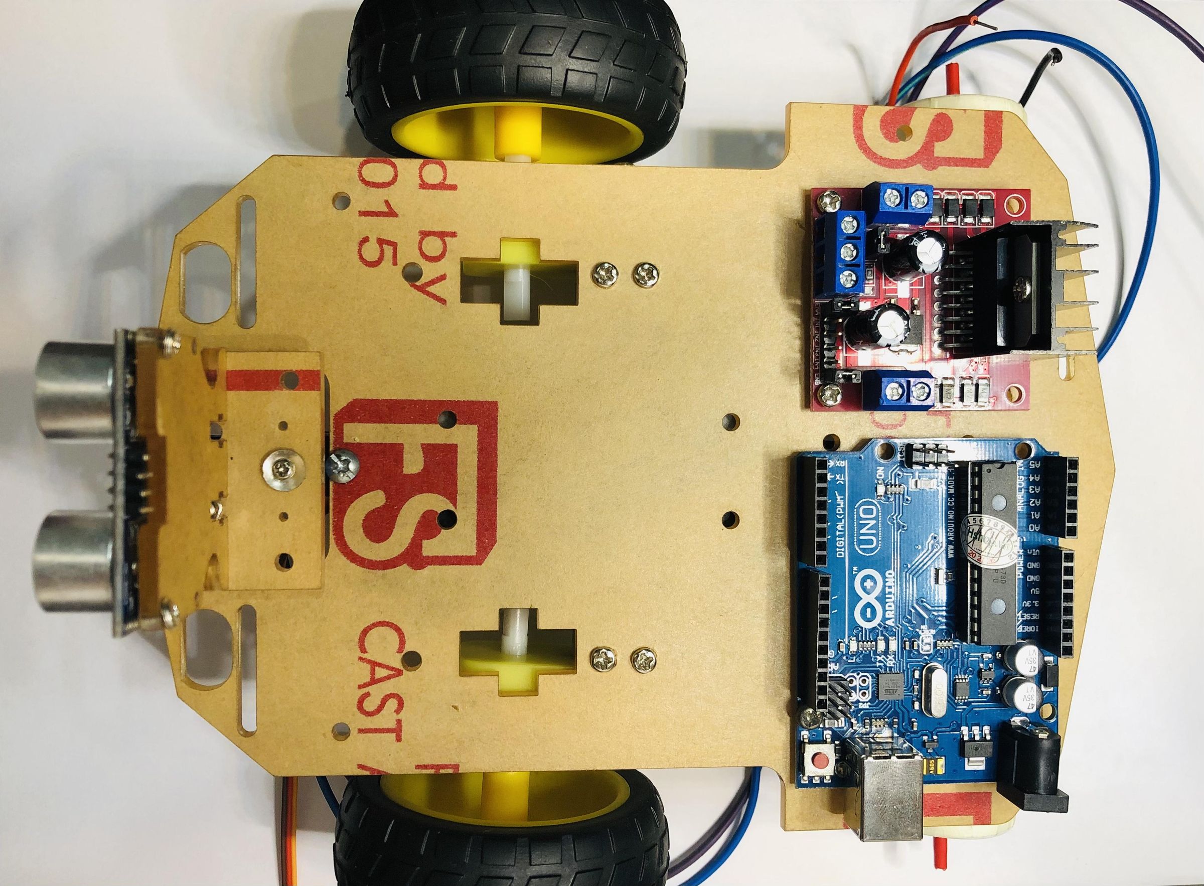 Arduino Obstacle Avoiding Robot Using an L298N Motor Driver : 9 Steps ...