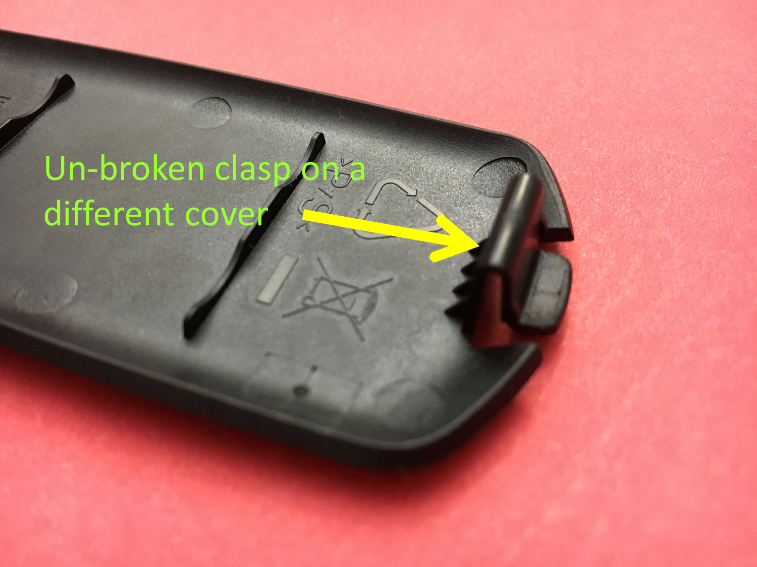 Broken Remote Battery Cover : 4 Steps - Instructables