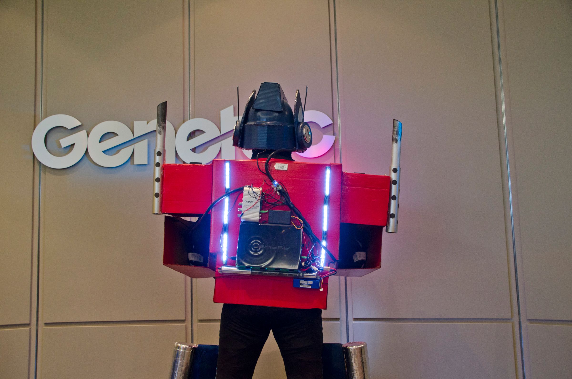 Optimus Prime , With Talking Vocoder Robot Voice Synthetiser ...