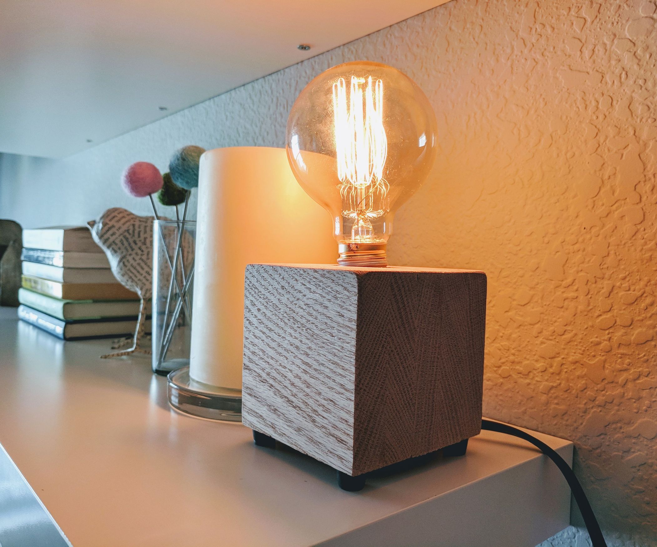 DIY Wood Block Lamp : 6 Steps (with Pictures) - Instructables