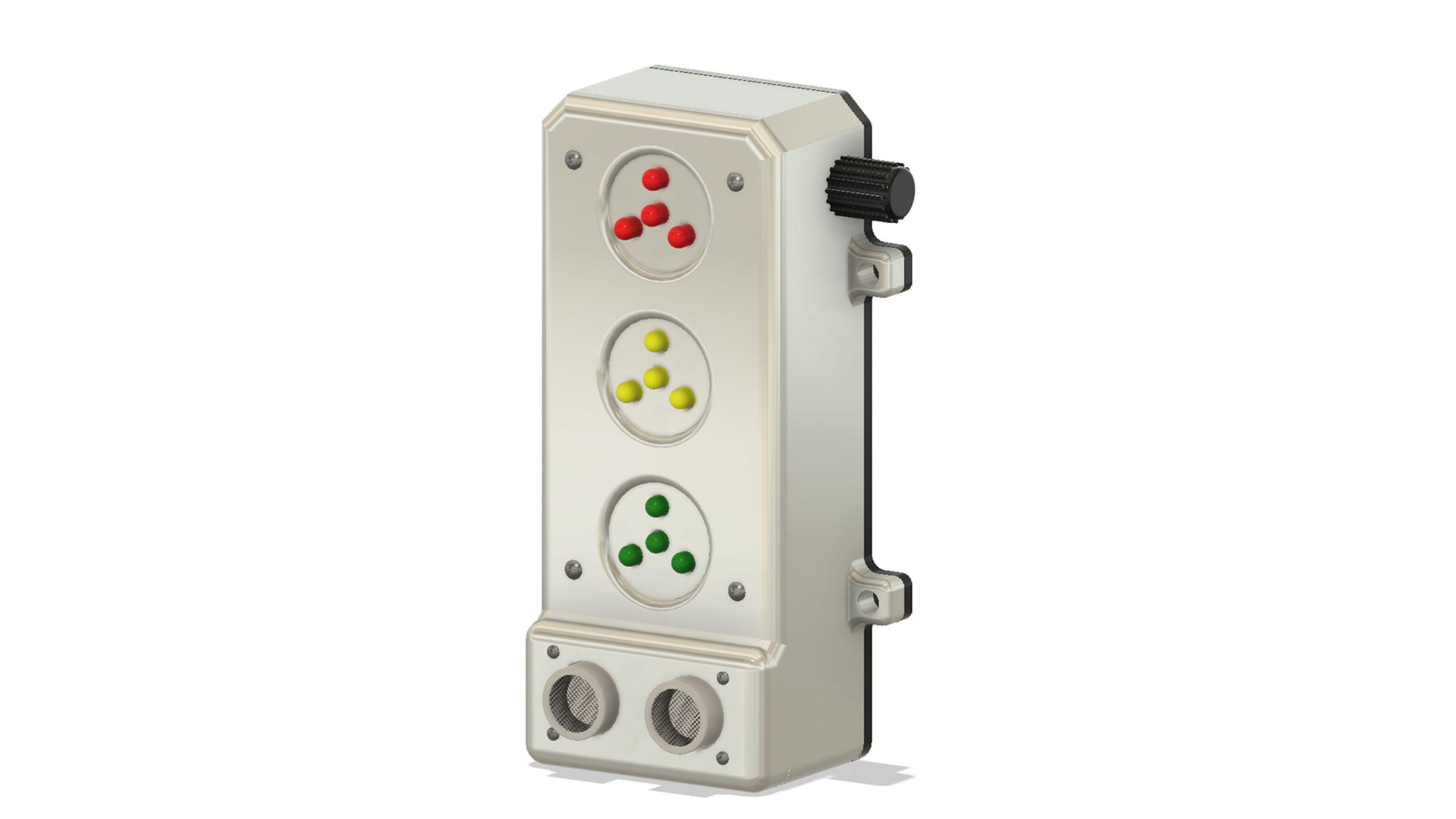 Ultrasonic Garage Parking Sensor LED Stop Light : 8 Steps (with ...