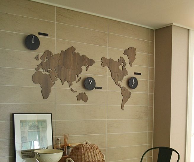 World Map Clock Diy Decoration Kit : 7 Steps - Instructables