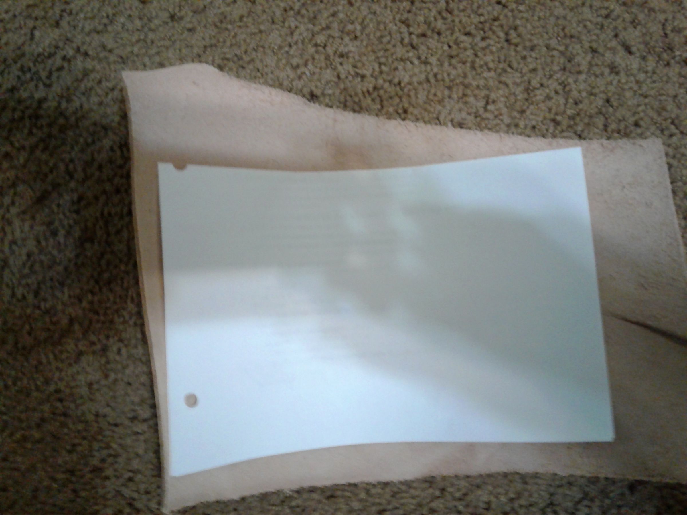 Leather Notebook (standard Size) : 5 Steps (with Pictures) - Instructables