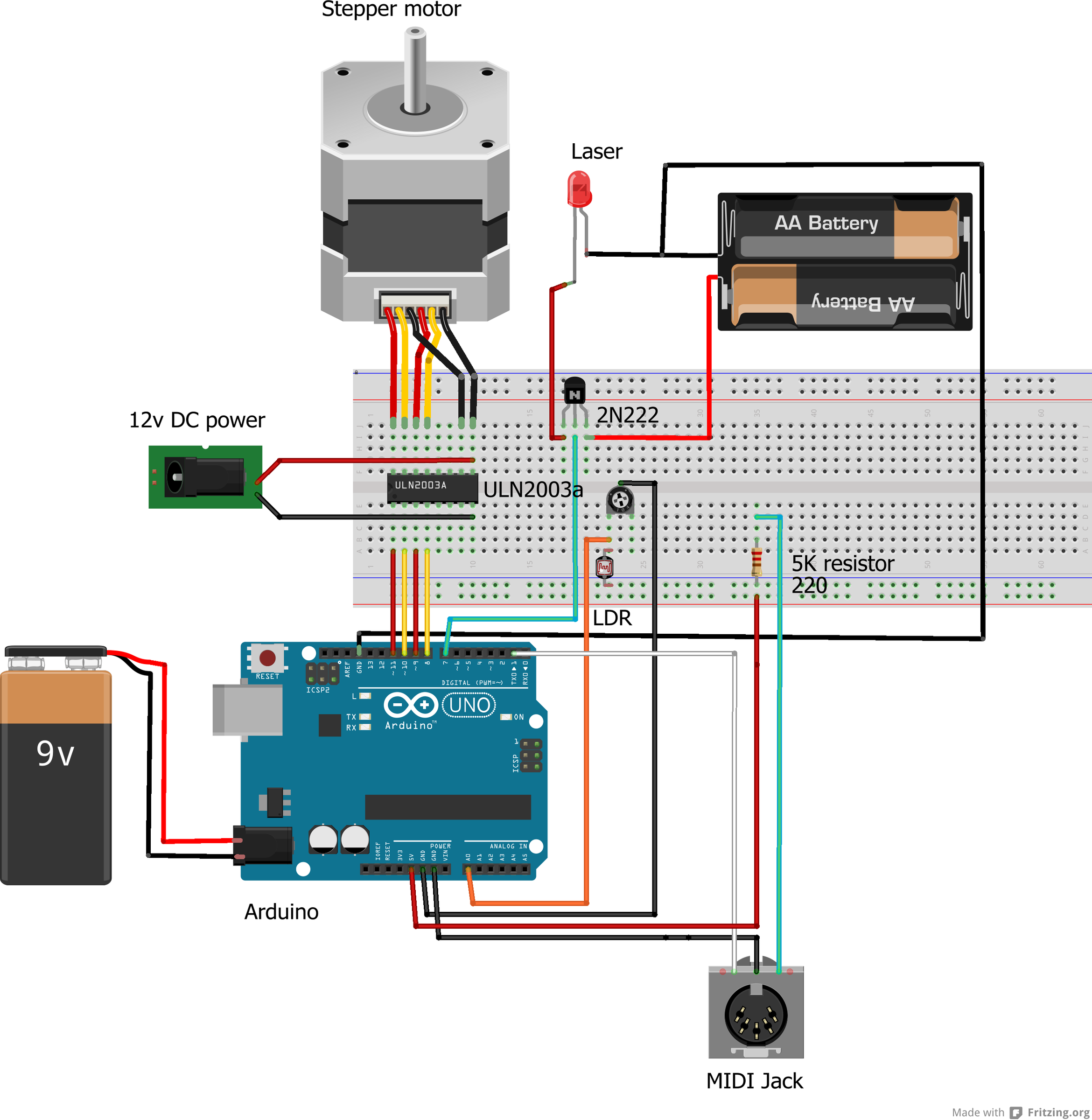 Frameless Laser Harp : 8 Steps (with Pictures) - Instructables