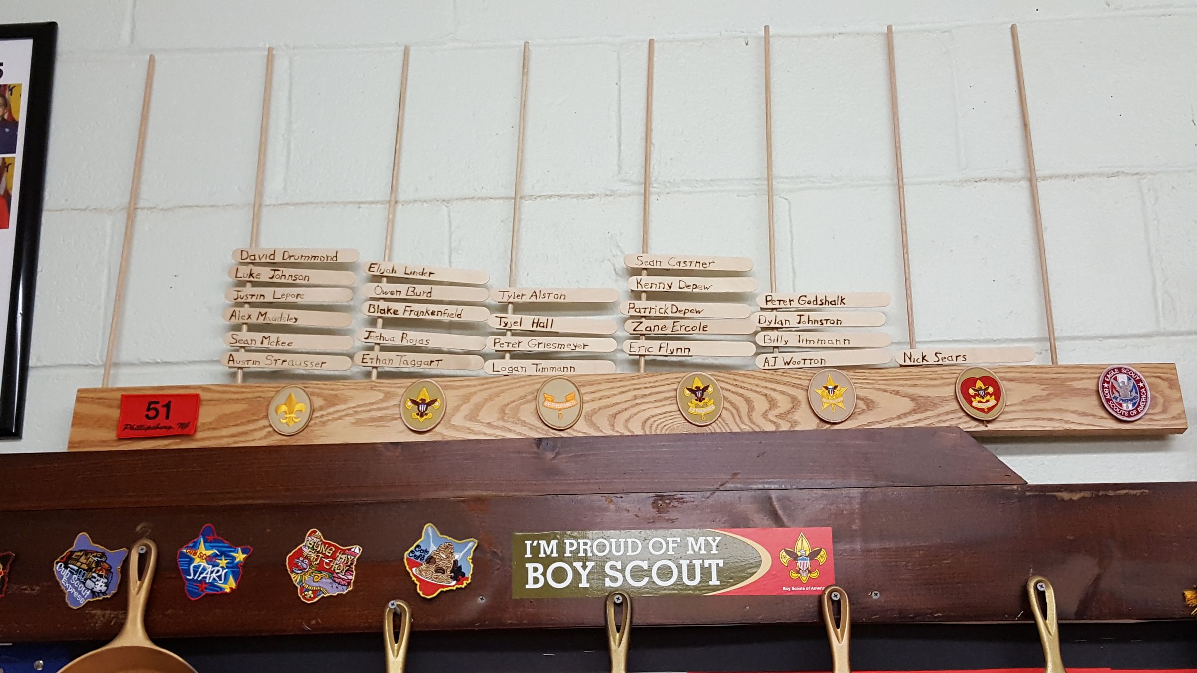 Scout Rank Board : 4 Steps (with Pictures) - Instructables