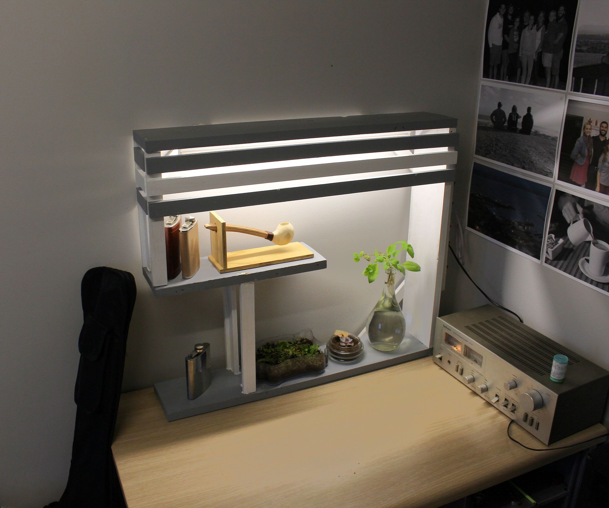 Desk Shelf With Light : 8 Steps (with Pictures) - Instructables