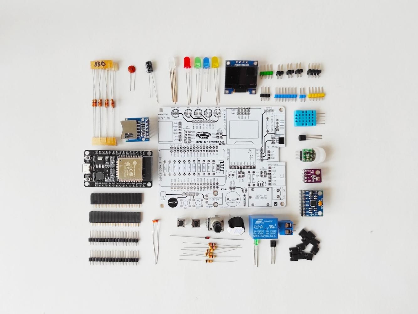 Getting Started ESP32 With 110+ IoT Projects | ESP32 IoT Starter Kit ...