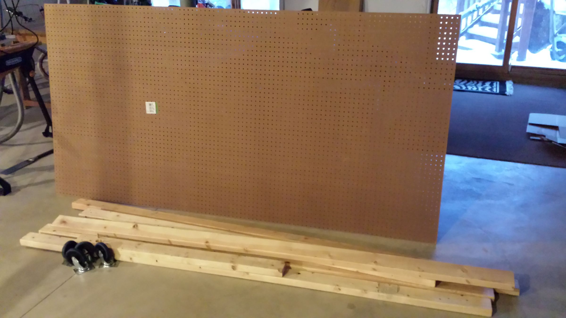 Workshop Mobile Storage Unit With Adjustable Shelving : 5 Steps ...